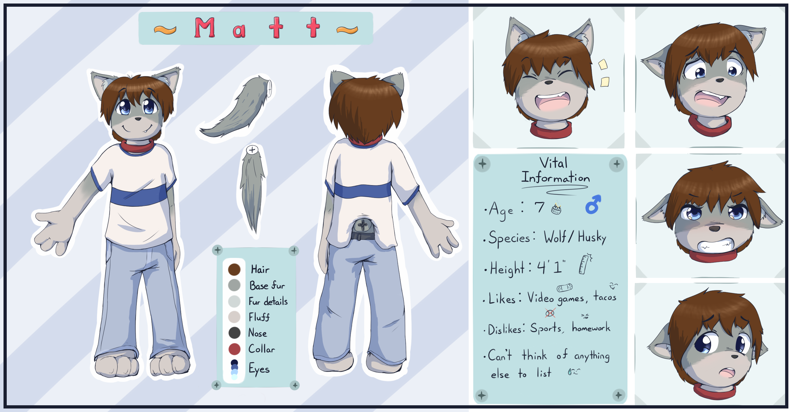 Matt Reference Sheet (SFW) by Ketsa