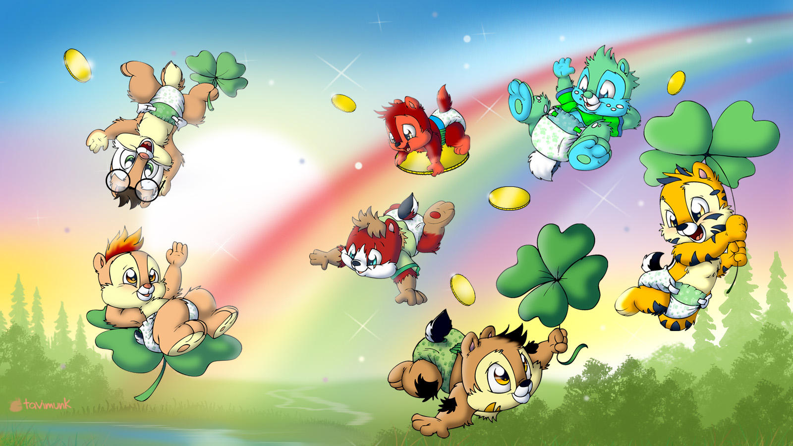 Lil Munks of March by TaviMunk