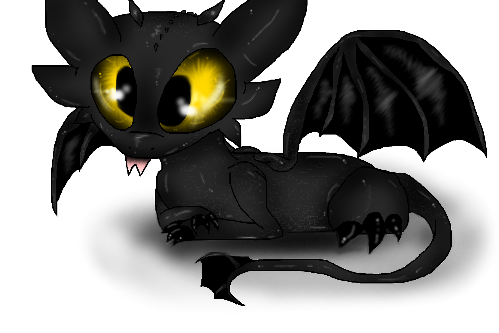Little Toothless by PlagueDogs123