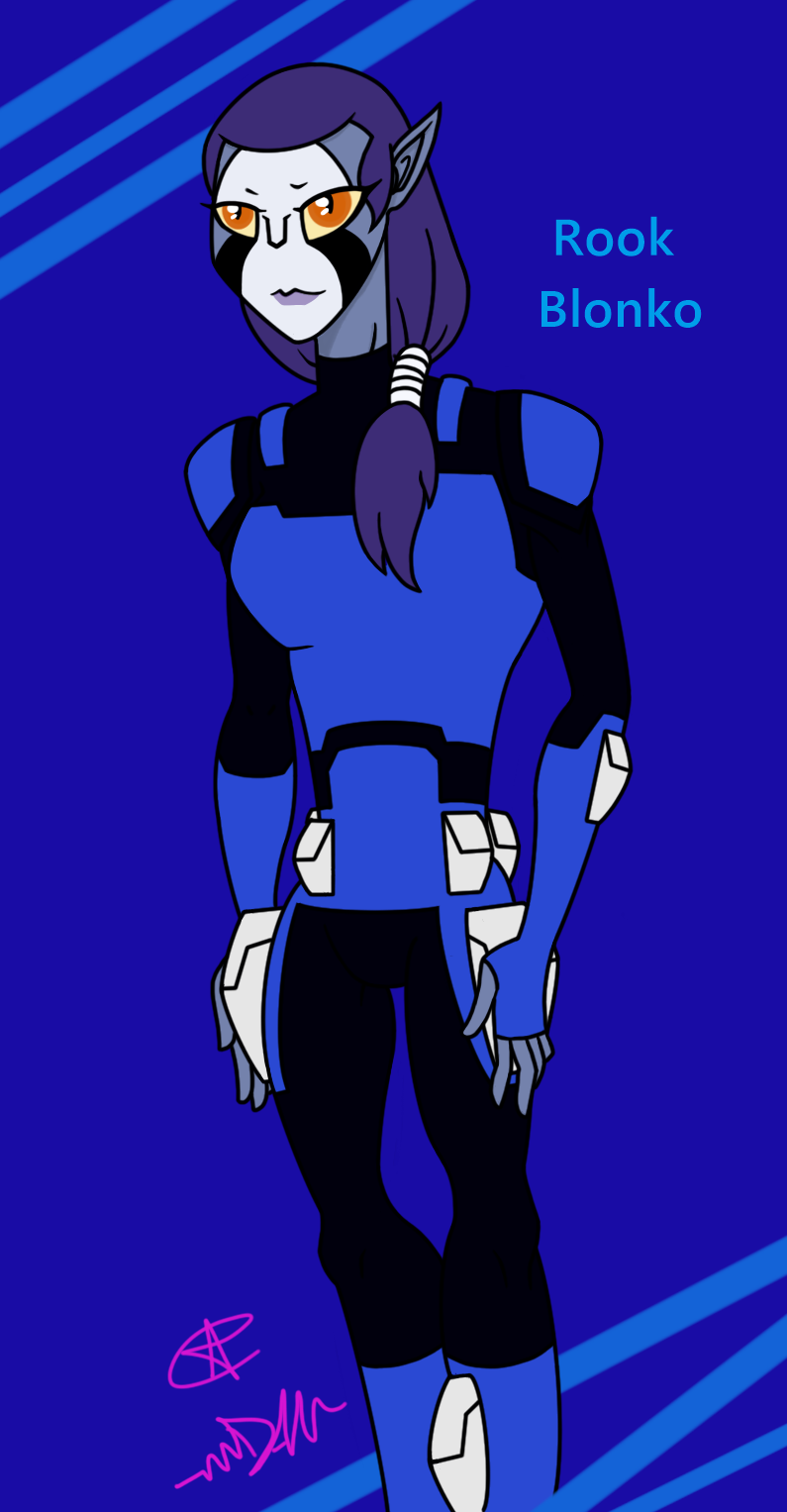 Ben 10 Omniverse: female Ben and Rook by awkwarddarknerd