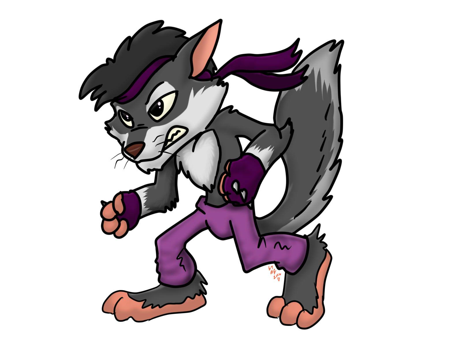 Hotaru a fighter vampire wolf by ZenDragonWolf12