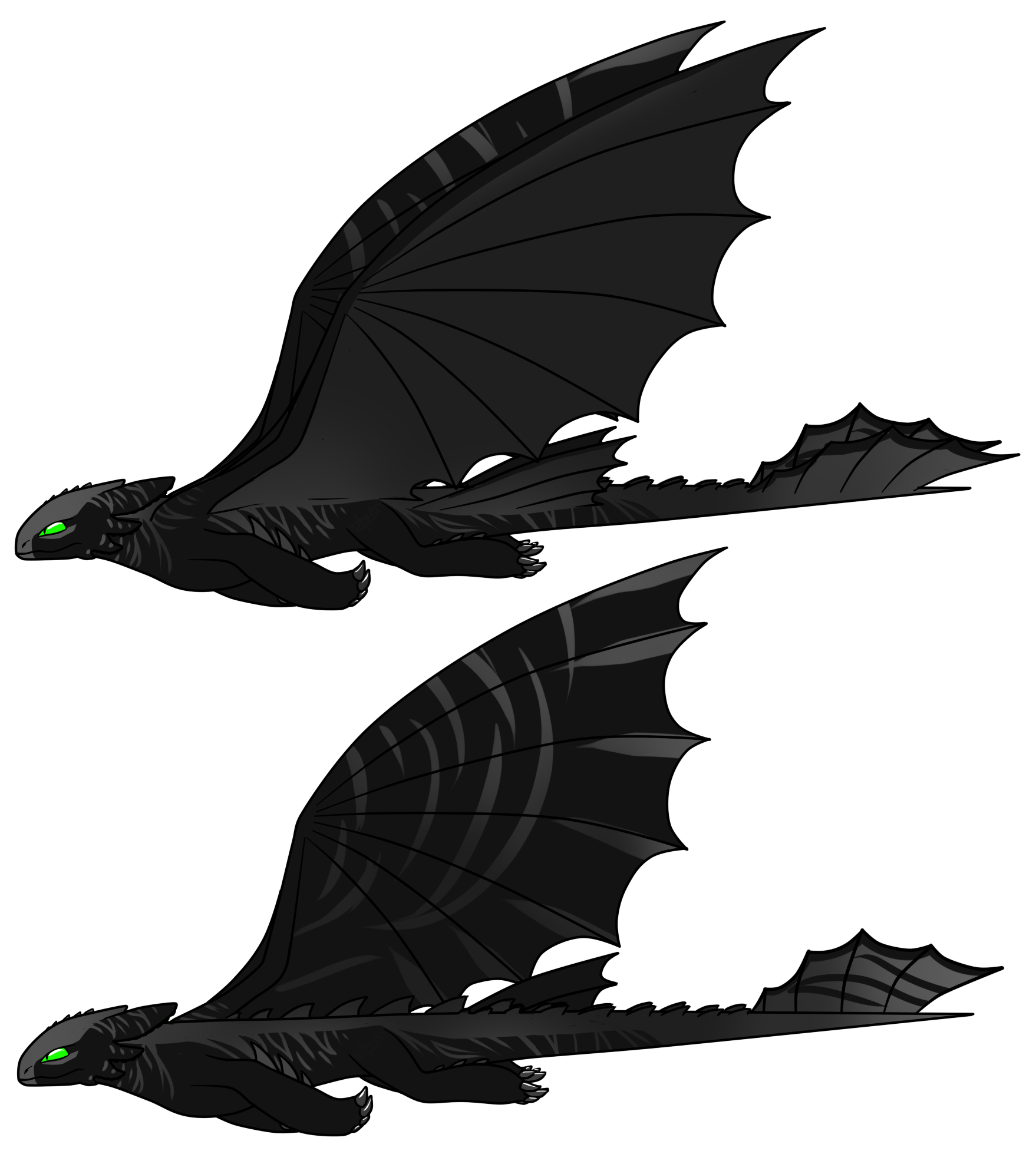 [OTA] Night Fury Design by ZielOmizu