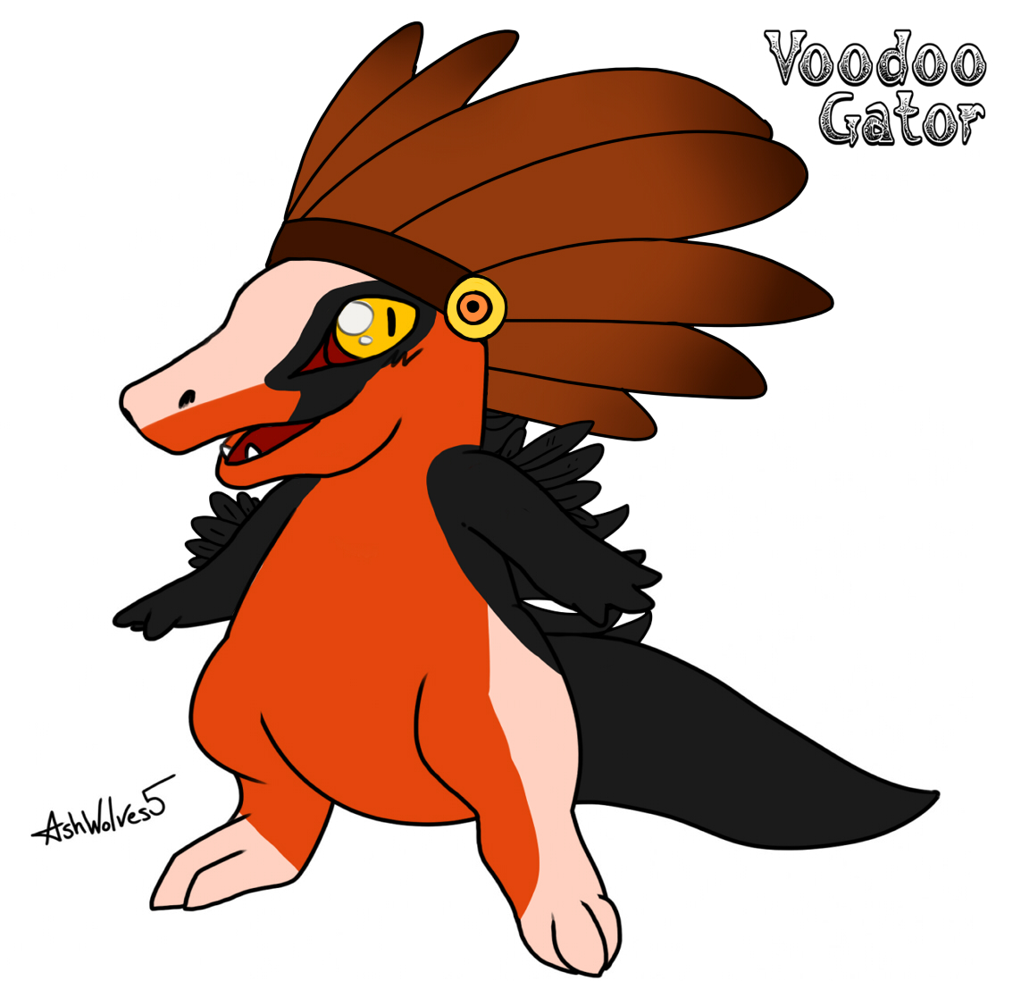 Custom Voodoo Gator Adopt 2 by Ashwolves5