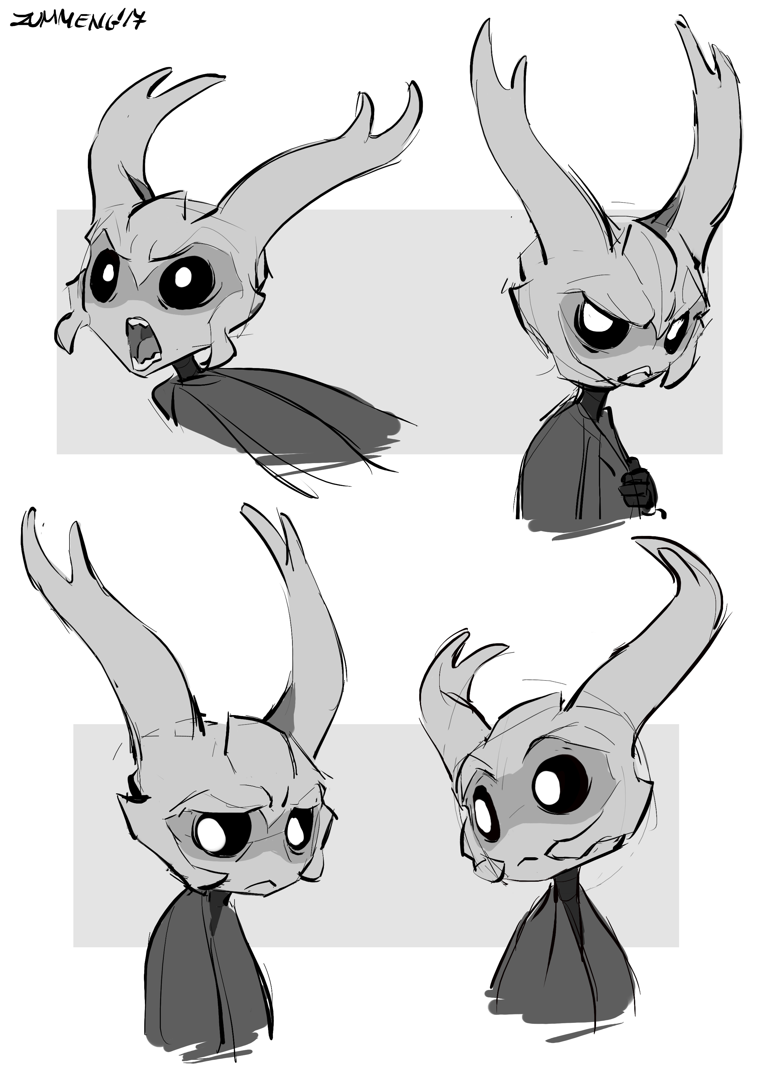 Faces - Hollow Knight Fanart by Zummeng