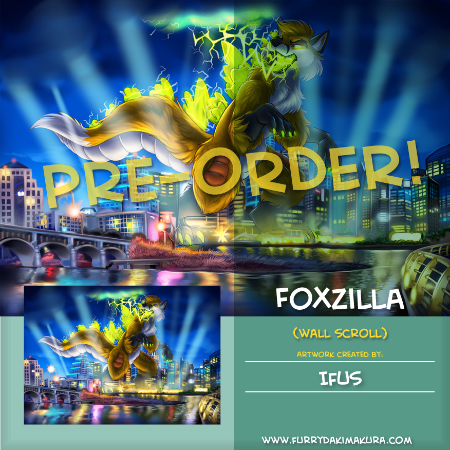 Foxzilla by Ifus by FurryDakimakura
