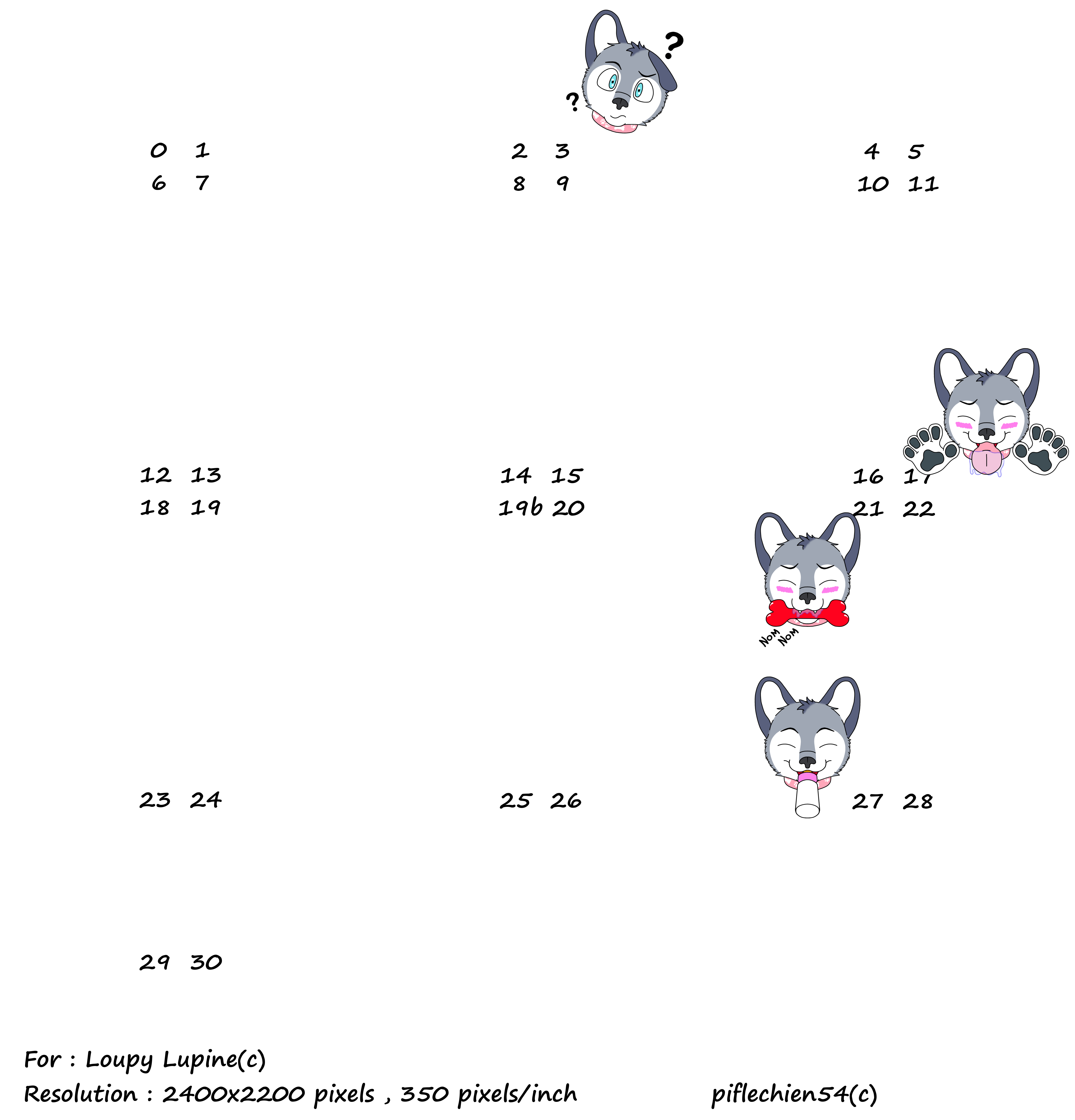 Loupy stickers by Loupy