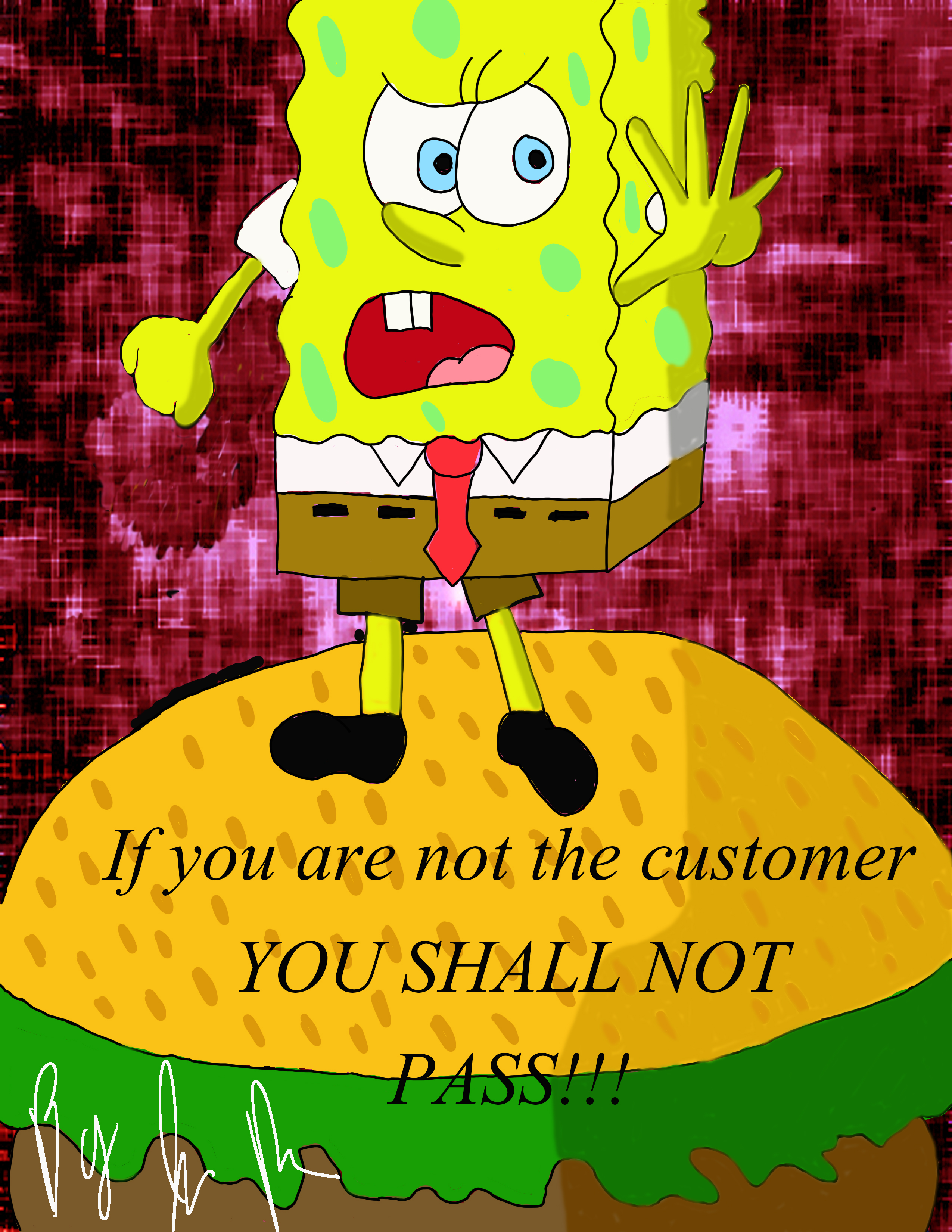 spongebob protection by palmtree28