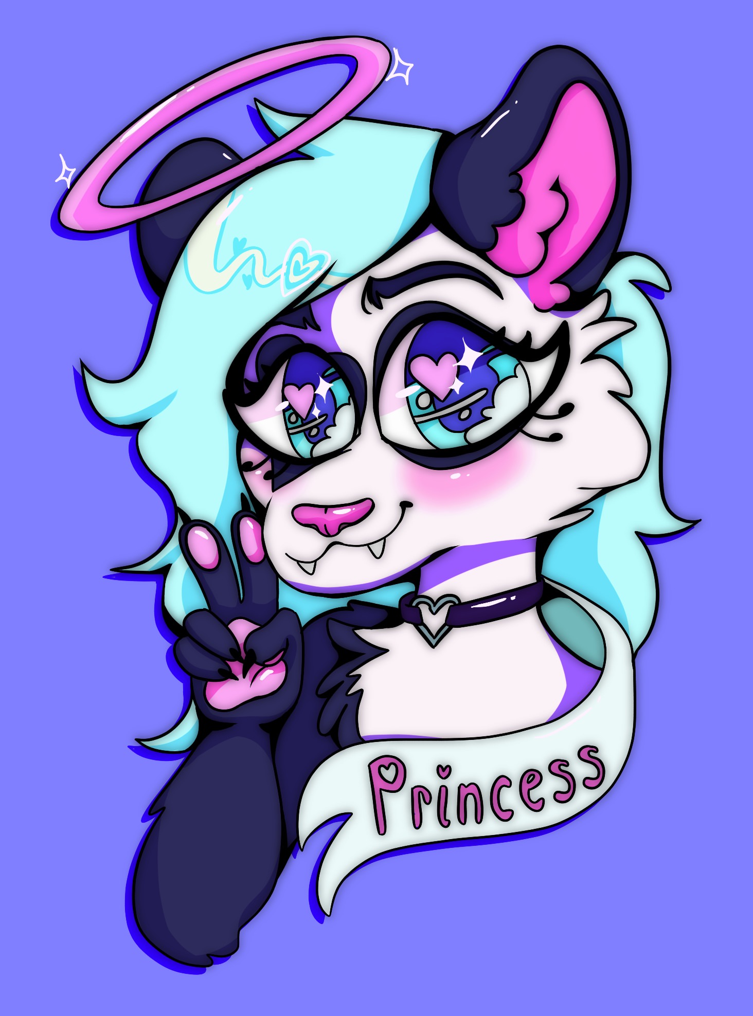[C] princess badge by fluffurry