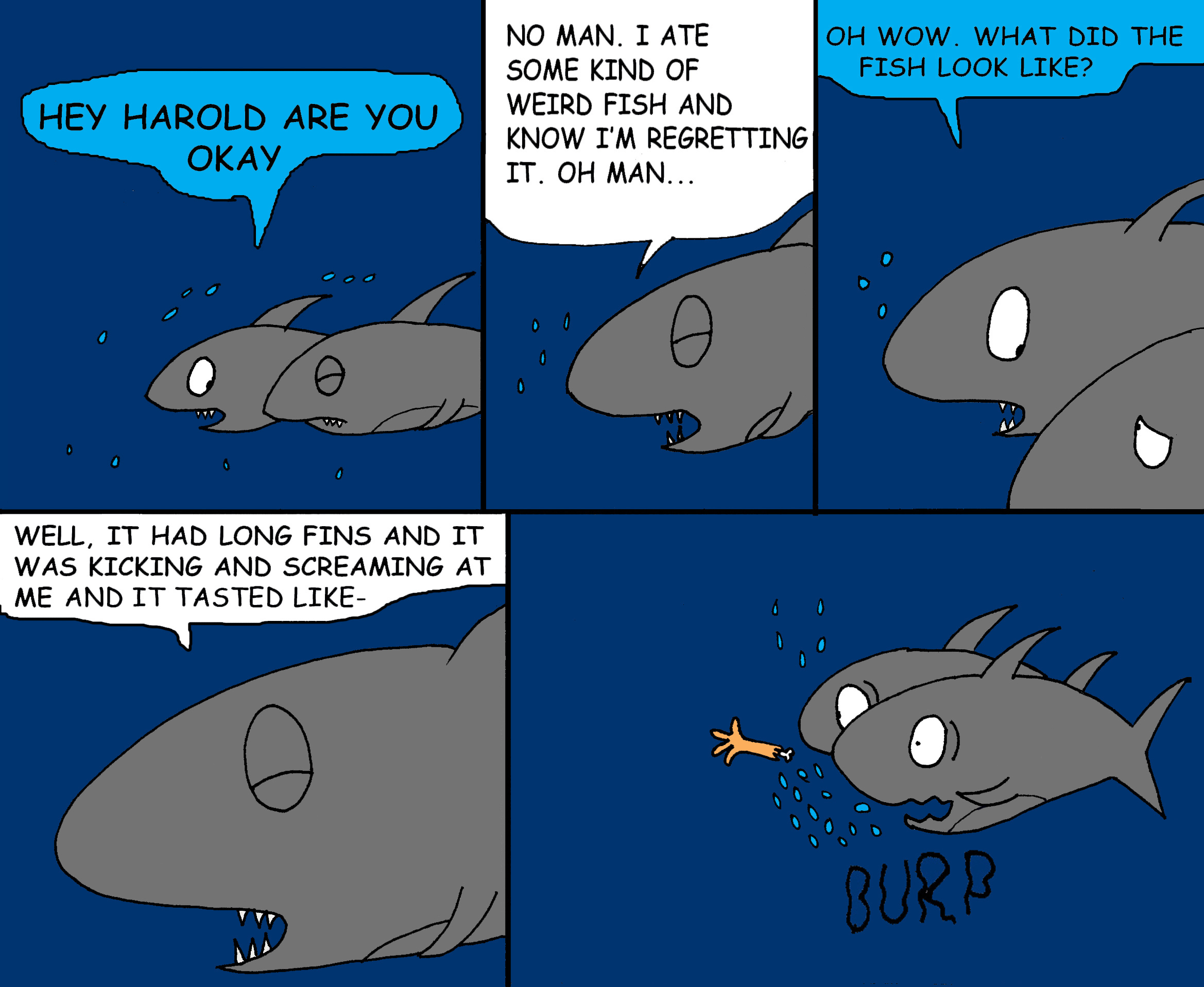 Shark Food by Mousington