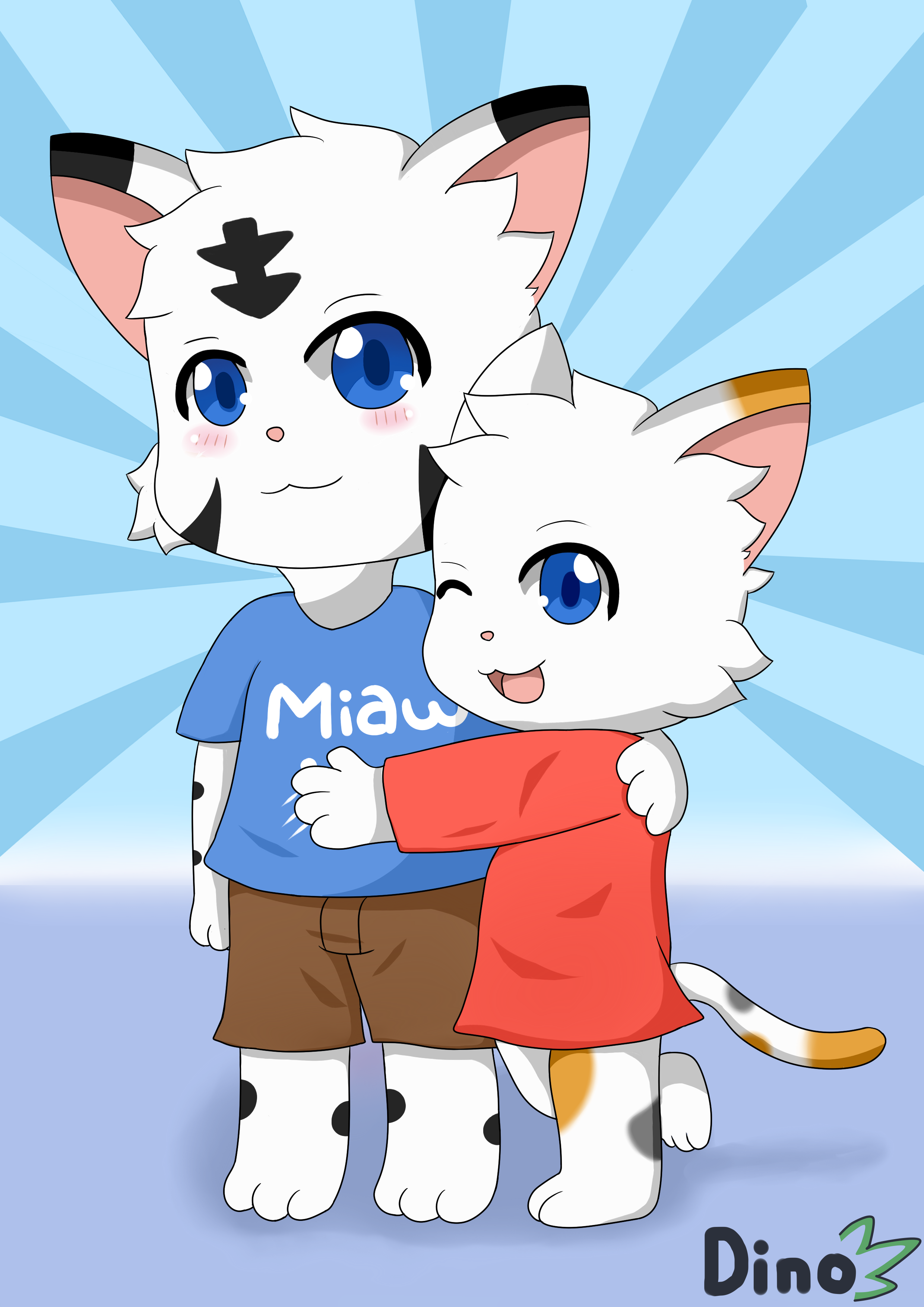 Pocky and his sister's by NyanHiro