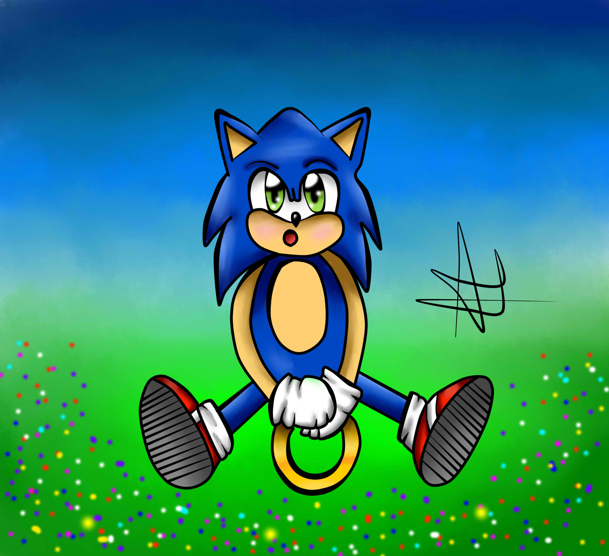 Sonic cute by Yukitoyaki13