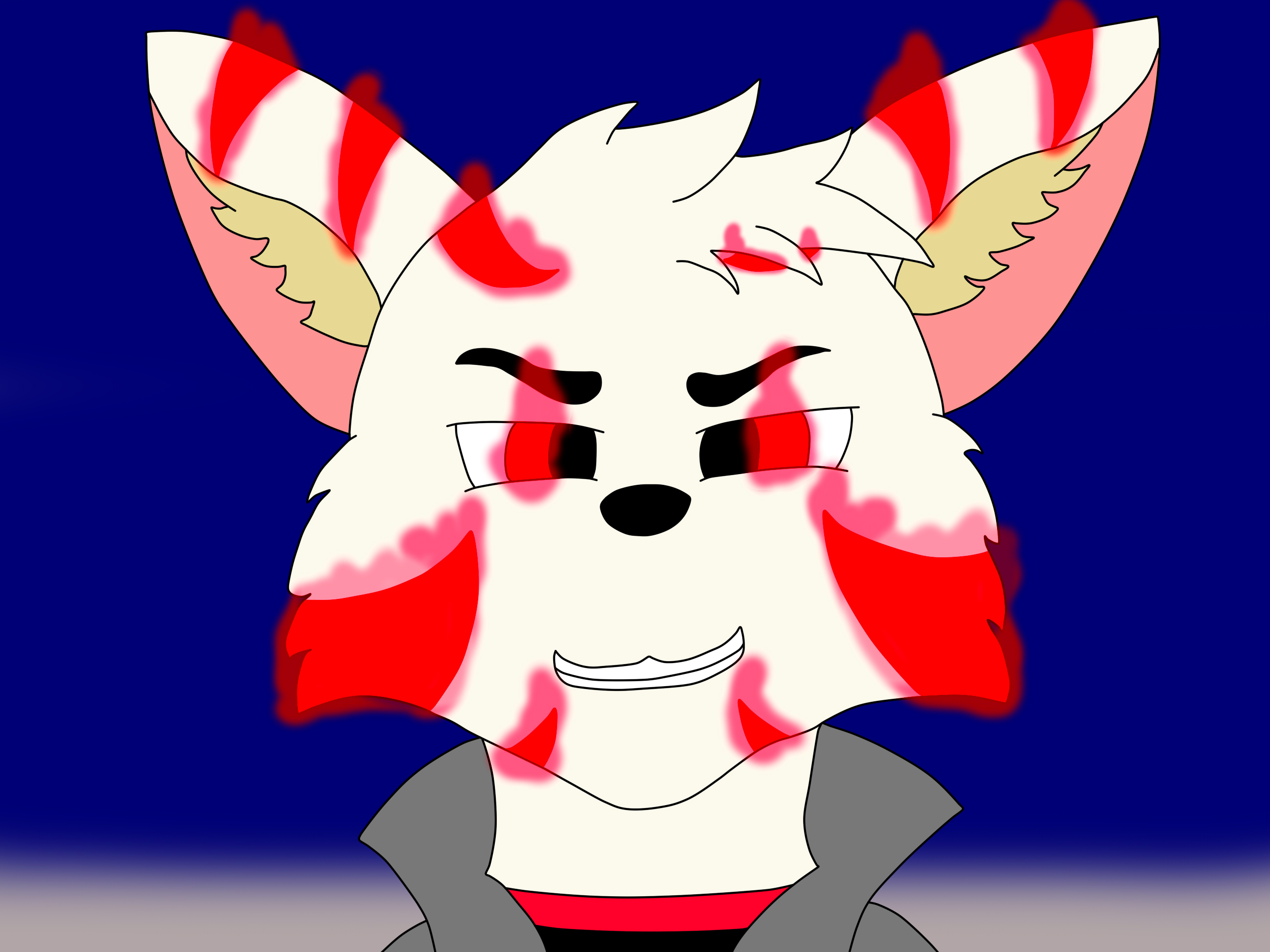 Crimson the Fox RAGE by FluffyFennec