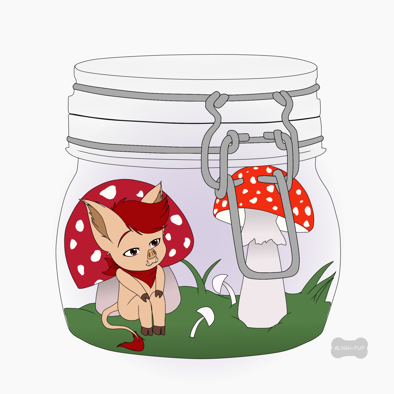 Mahoboar Chibi Jar YCH #3 by AliyahPup