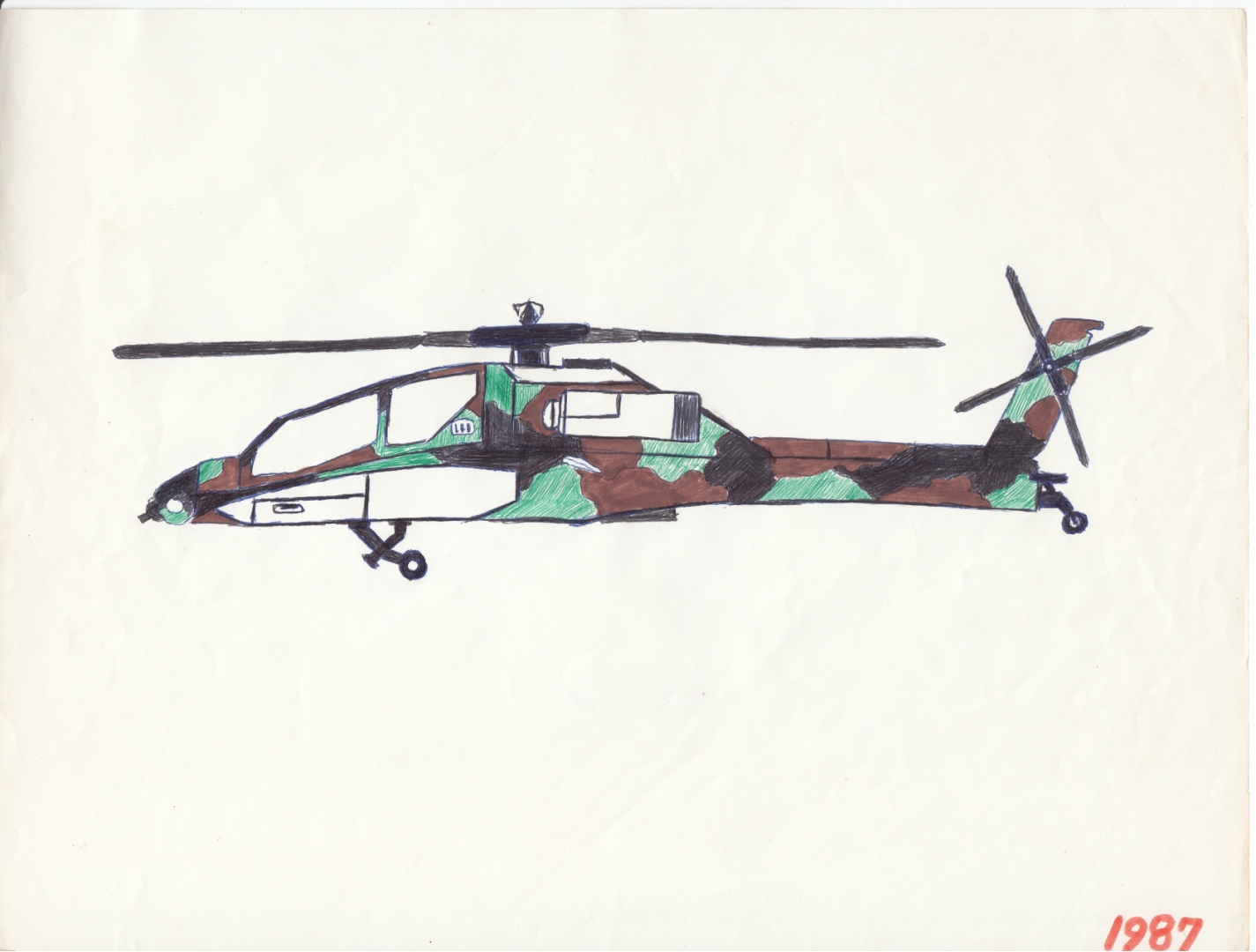 I found and scanned remains of my poor wanna-be art from 1987 through ...