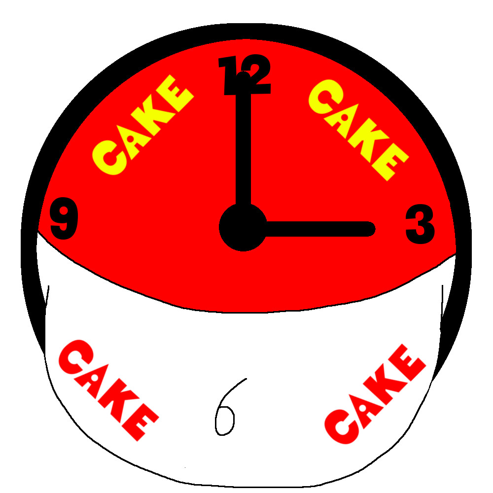 Mocha Cream Belly Clock by MasterMarik