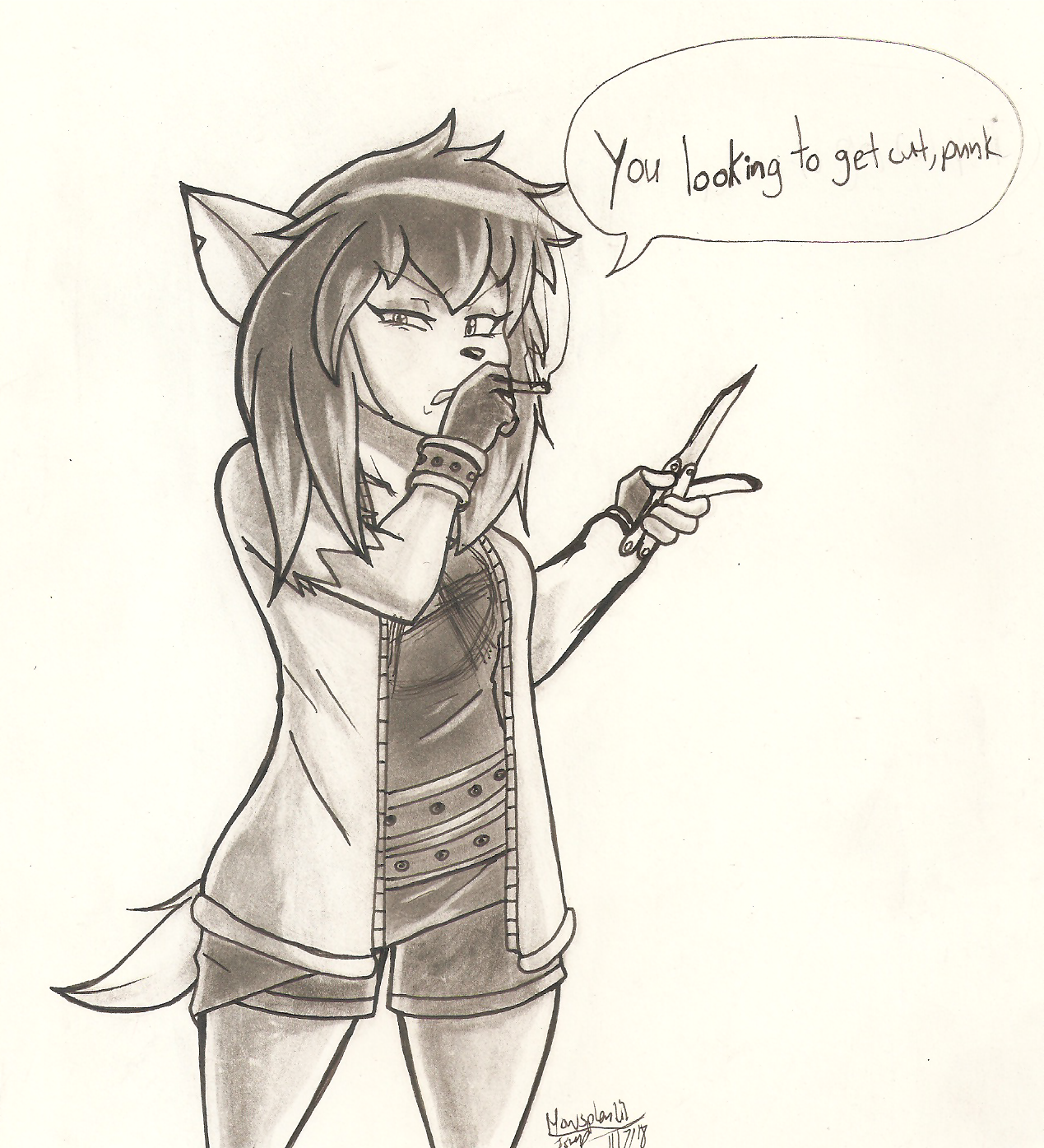 Gonna cut you by QuiteSplendid
