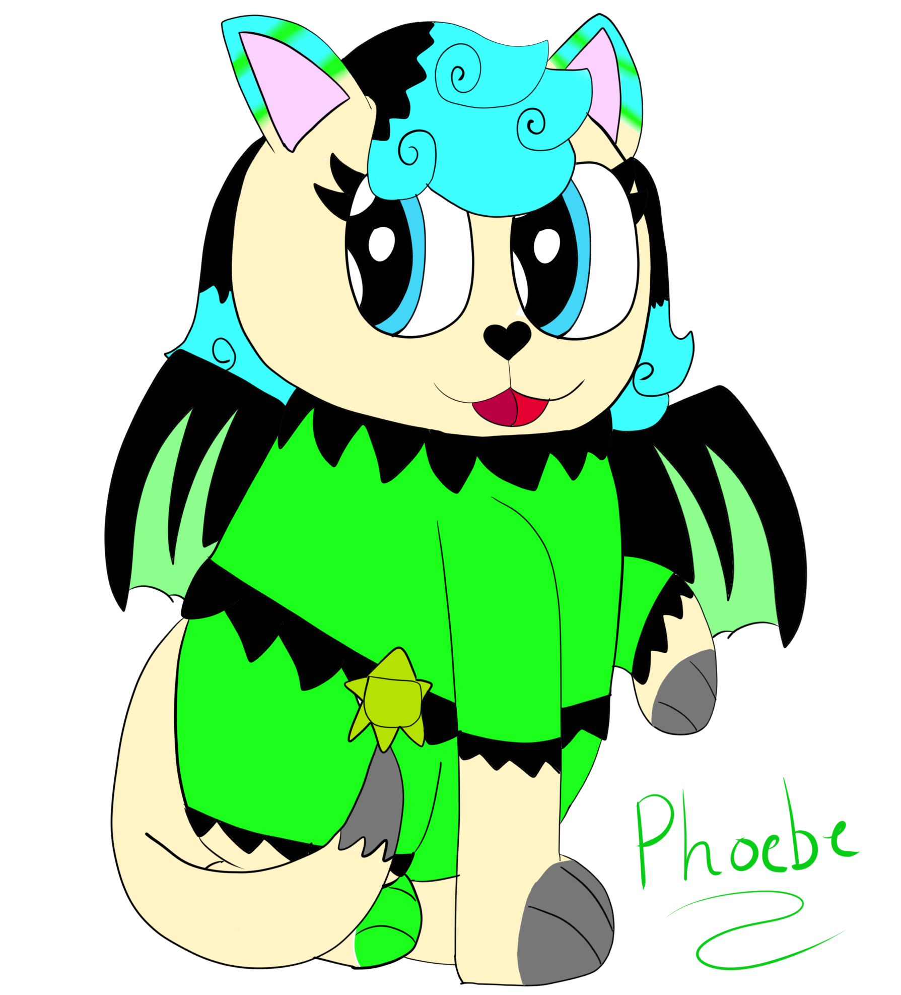 (New OC) Phoebe The Cat With Bio by ColeSmurf23