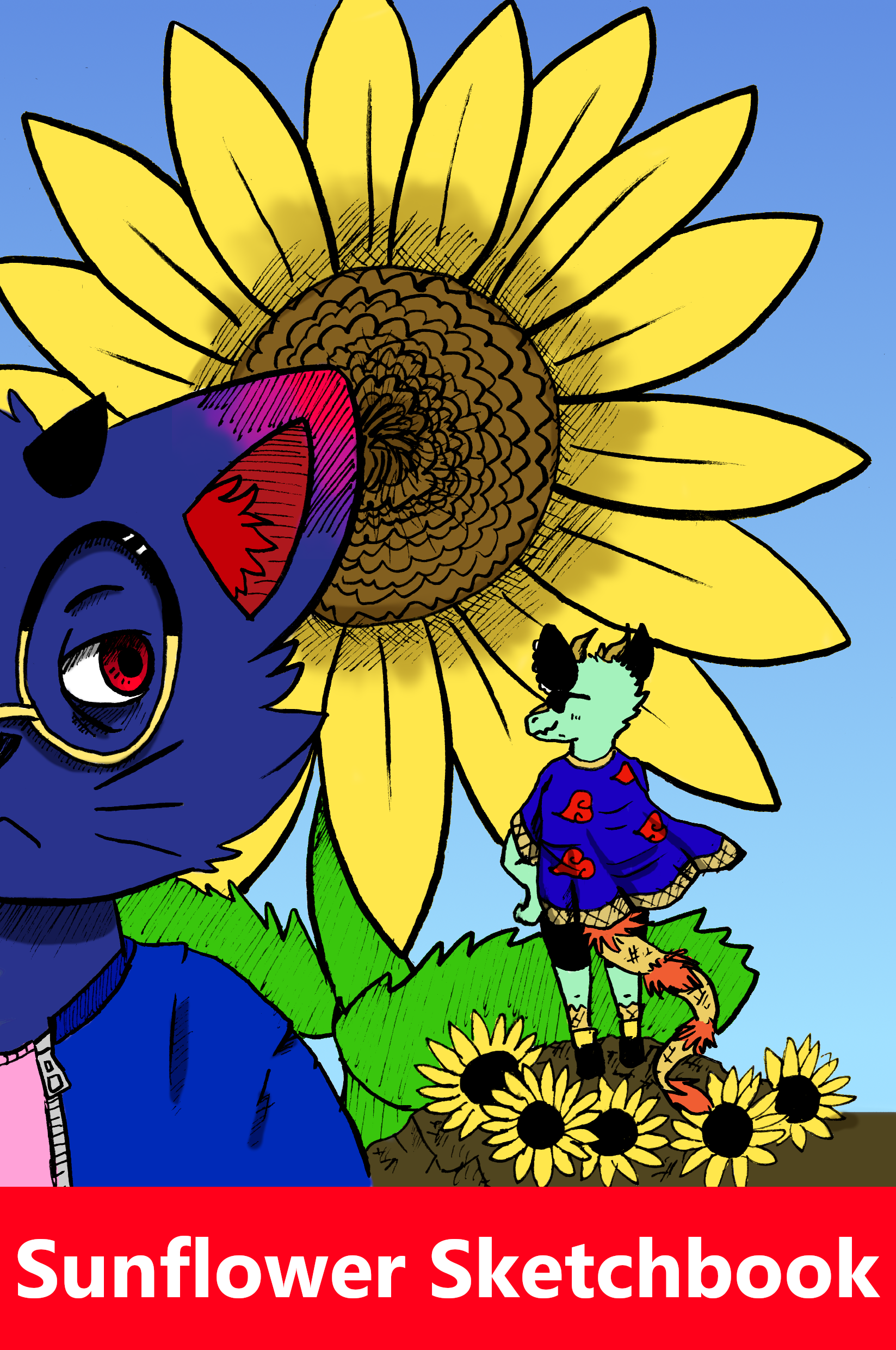 Sunflower Sketchbook cover by Deltagon