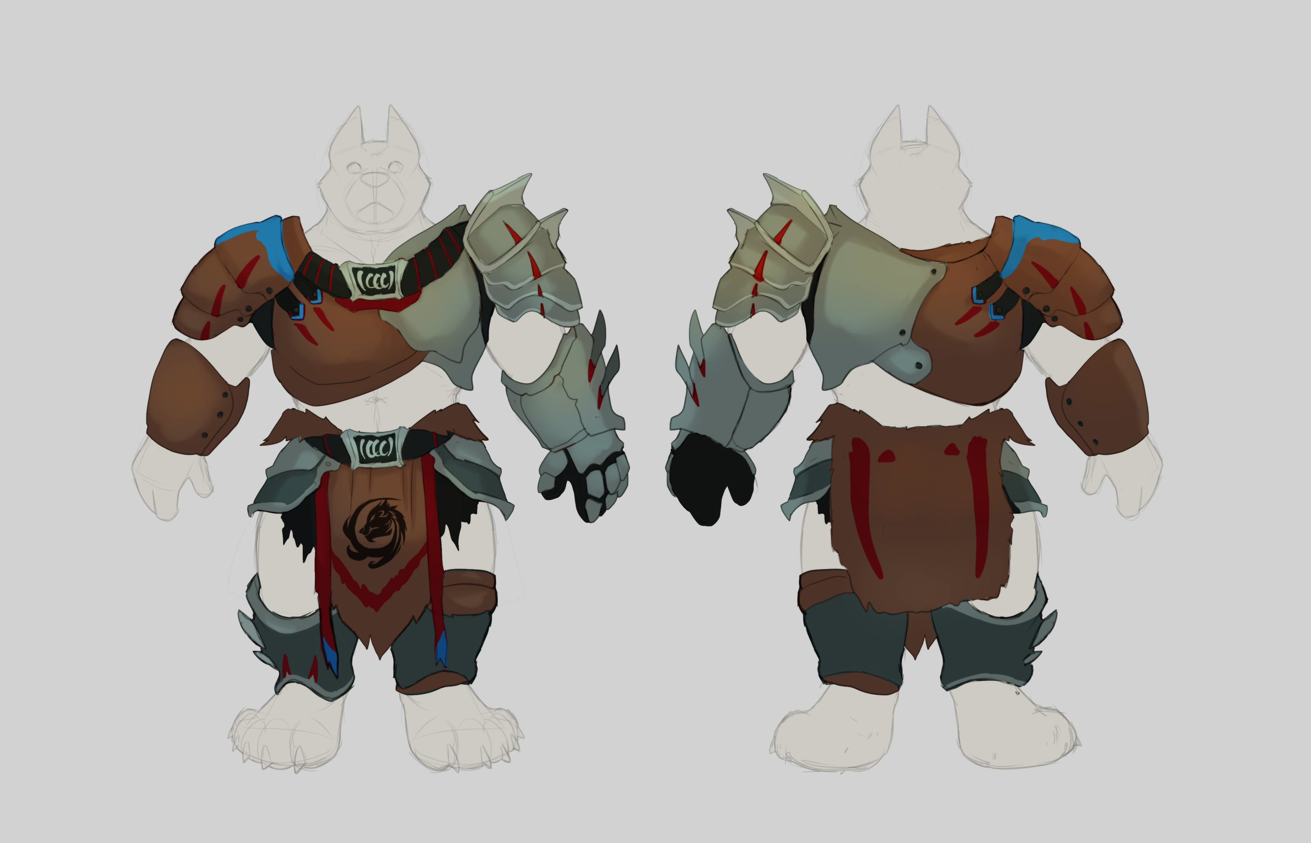 Akela's basic tribal armor by ChiefAkela