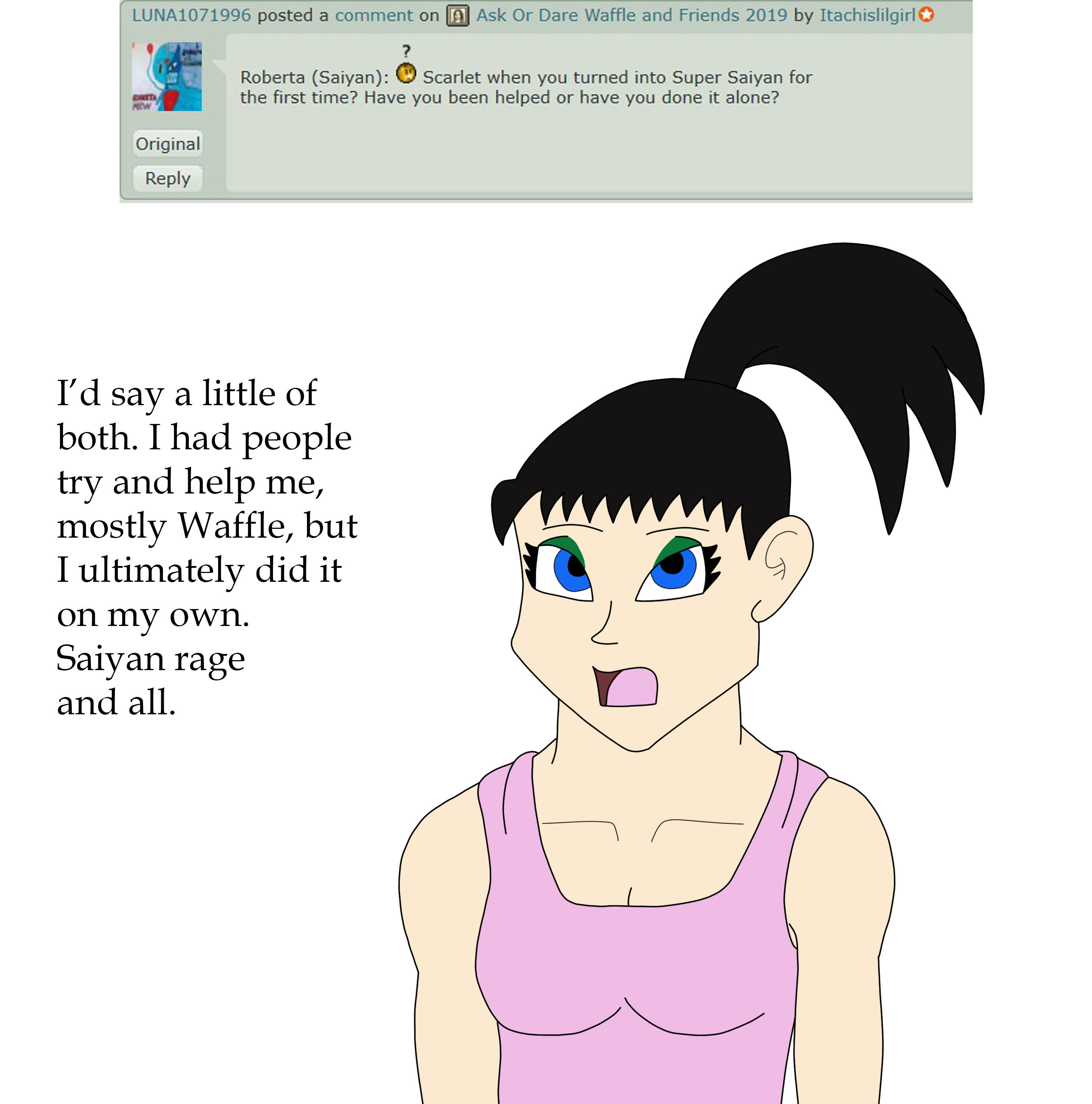 Ask Scarlet Answer 5 by Itachislilgirl