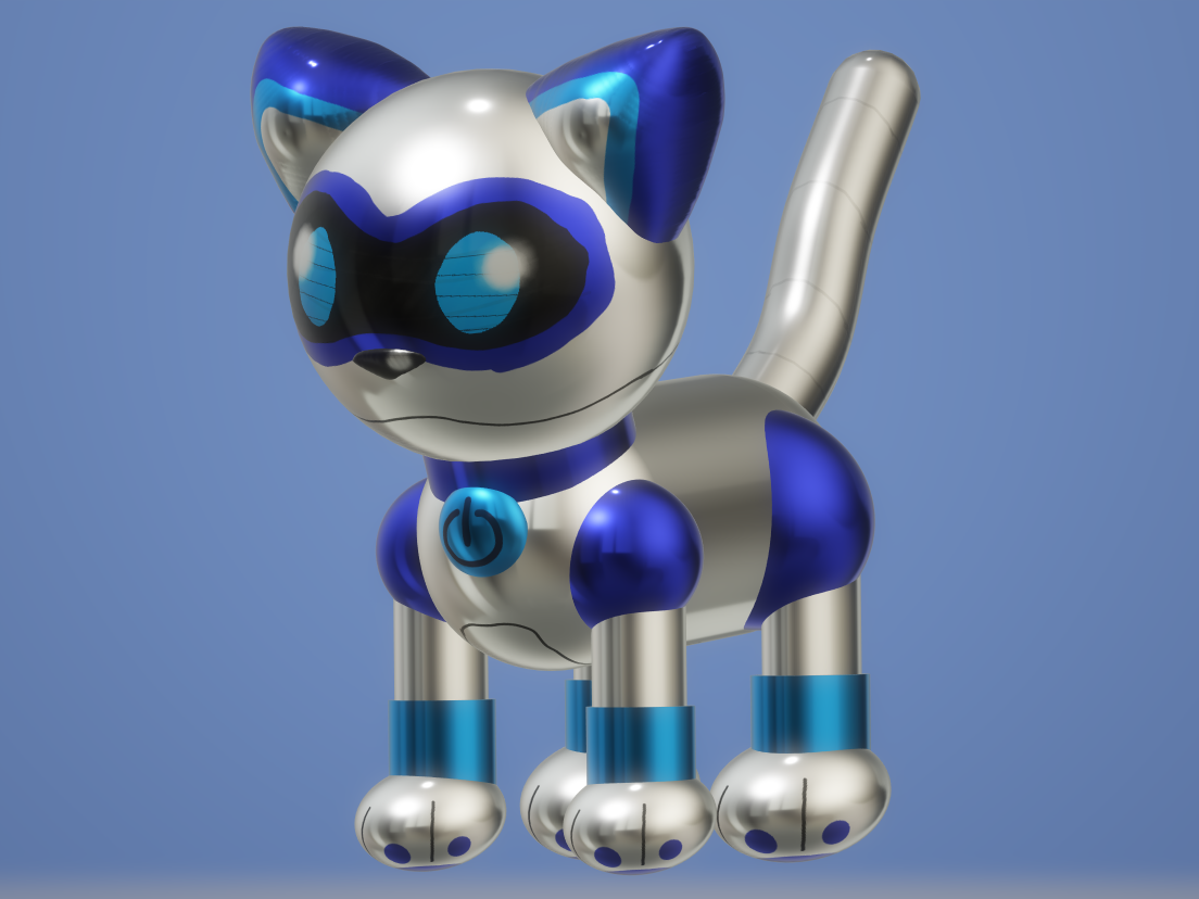 Robot Cat by CarolJoannetheCat