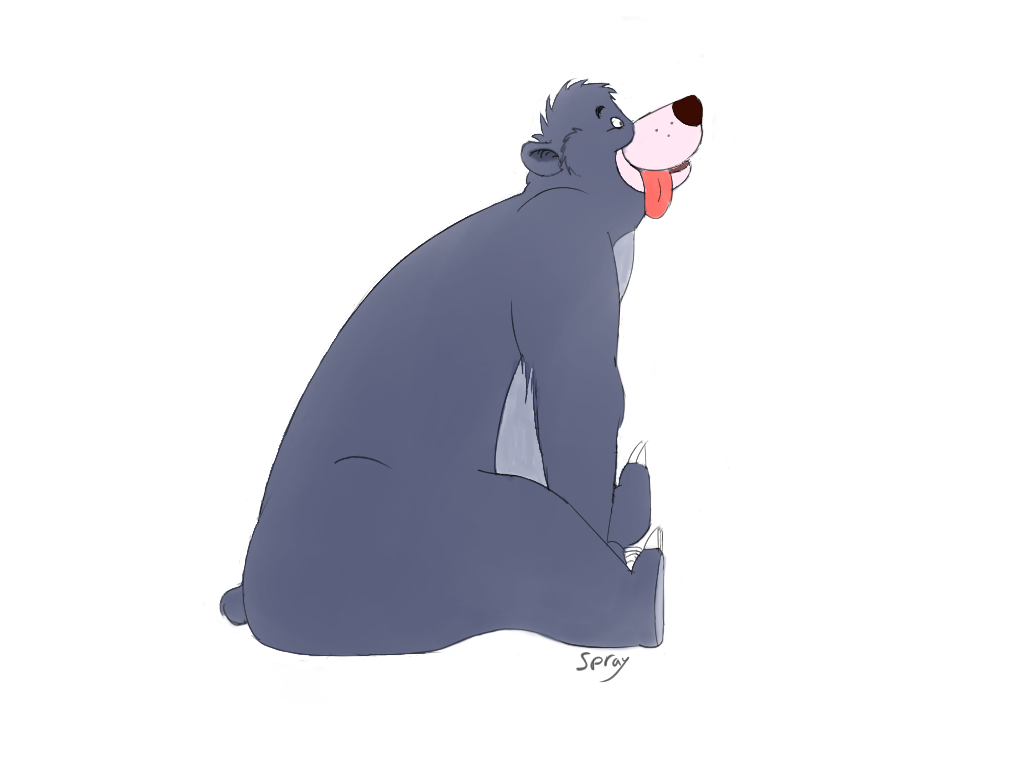 The Bear Waiting Patiently by Spray110