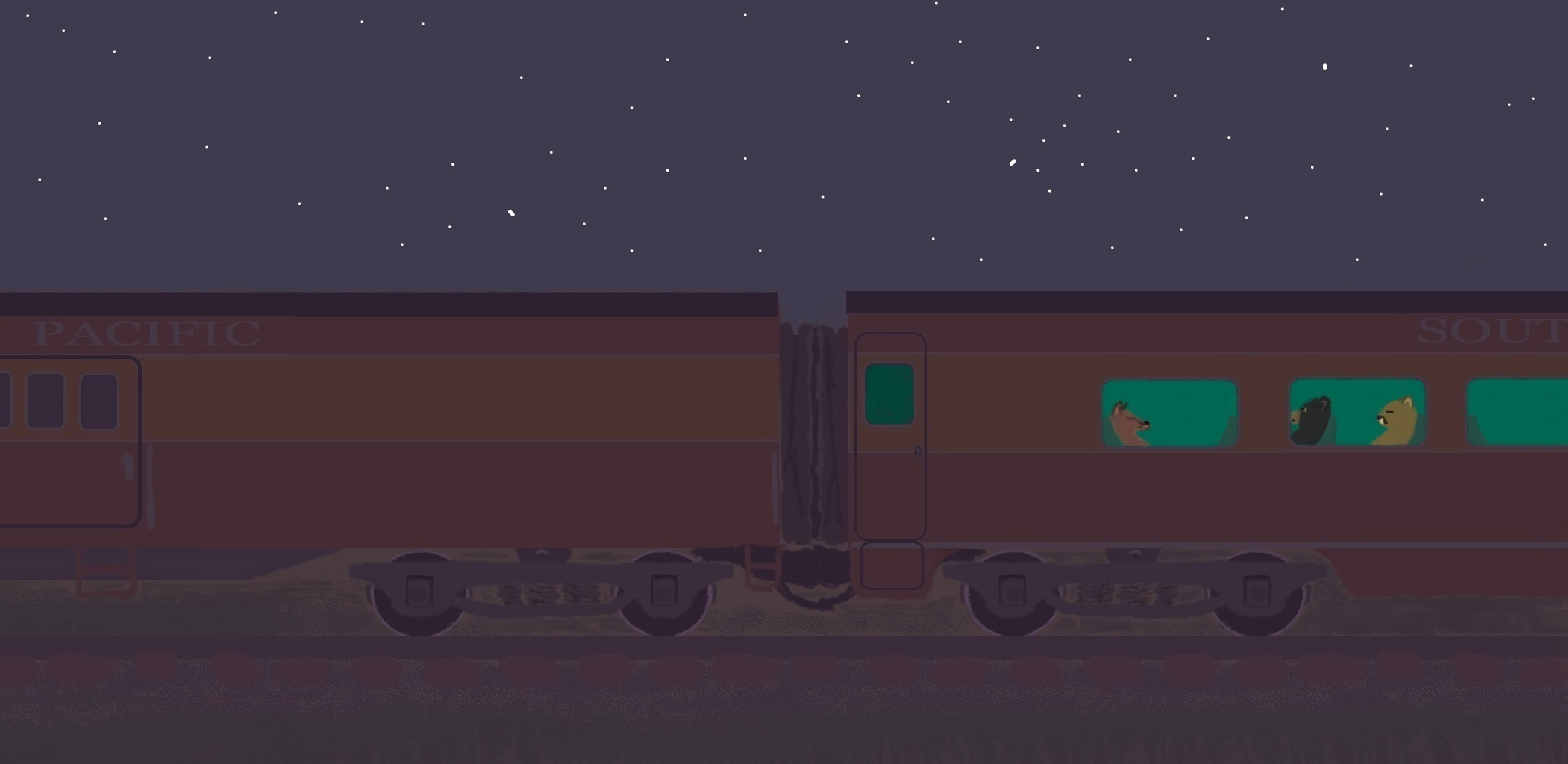 Southern Pacific Passenger Train - Year 1960 - Summer Version by ...