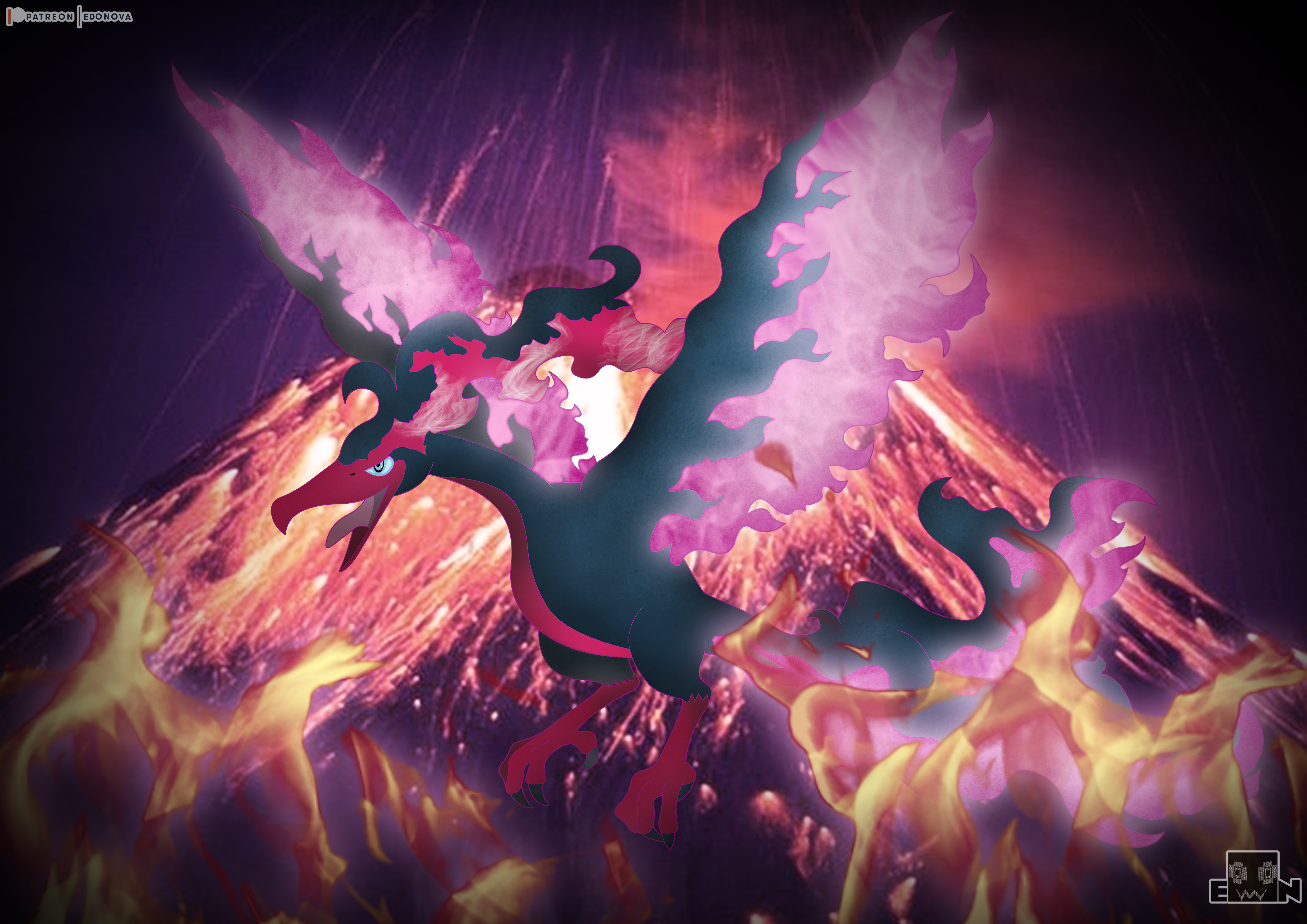 Galarian Moltres - the New Legend by edonova