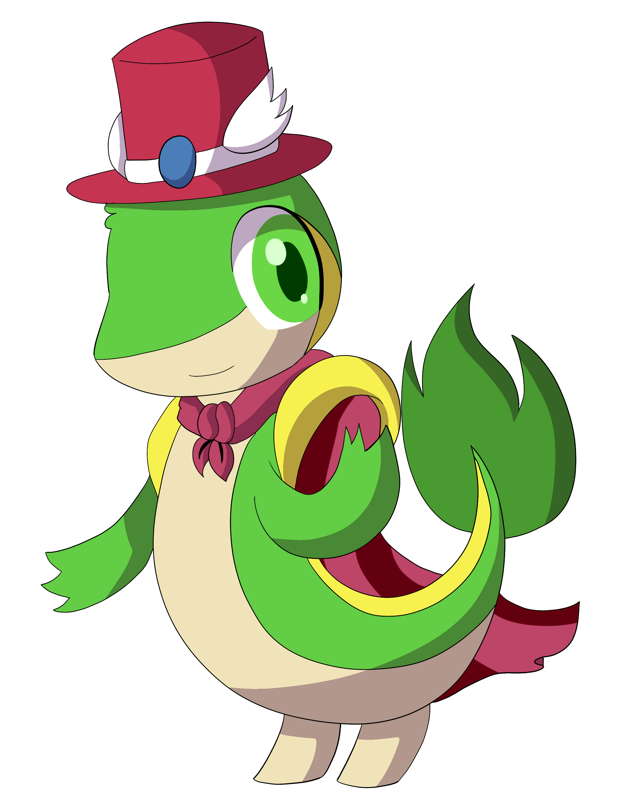 Hadraniel Snivy by Pikacshu