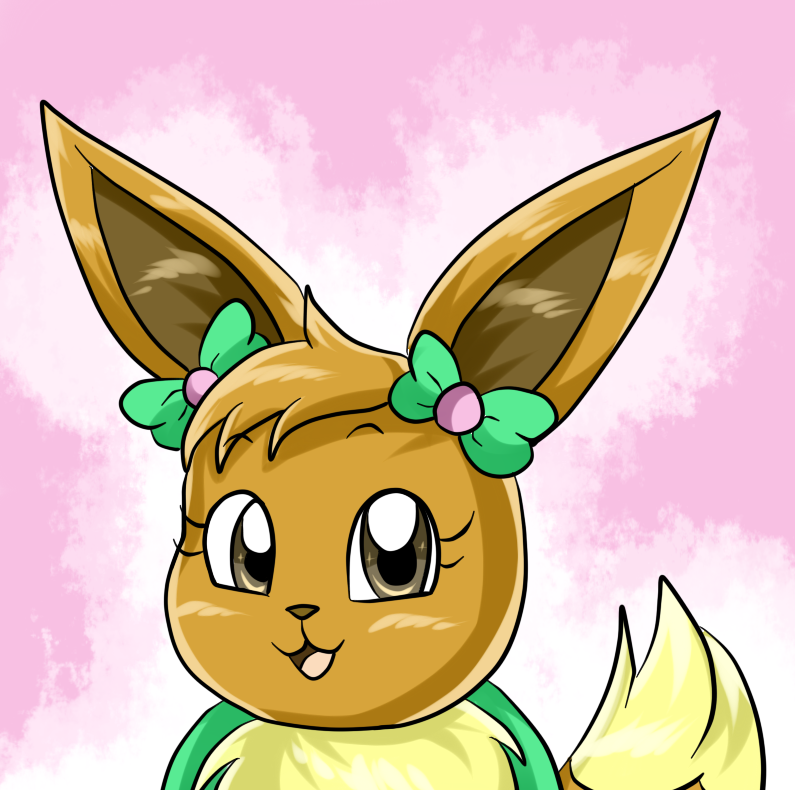 Fiona The Eevee -By Platinasena- by DanielMania123