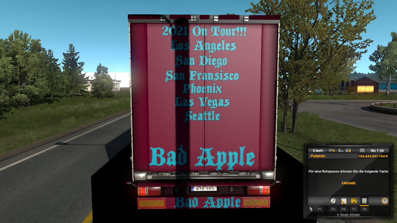 ETS2 Trailer Skin "Bad Apple" by Leonity
