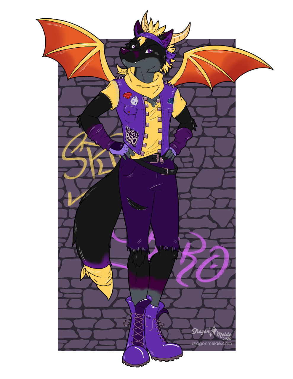 Ready Player July Wing-it: Spyro by Dragonmelde