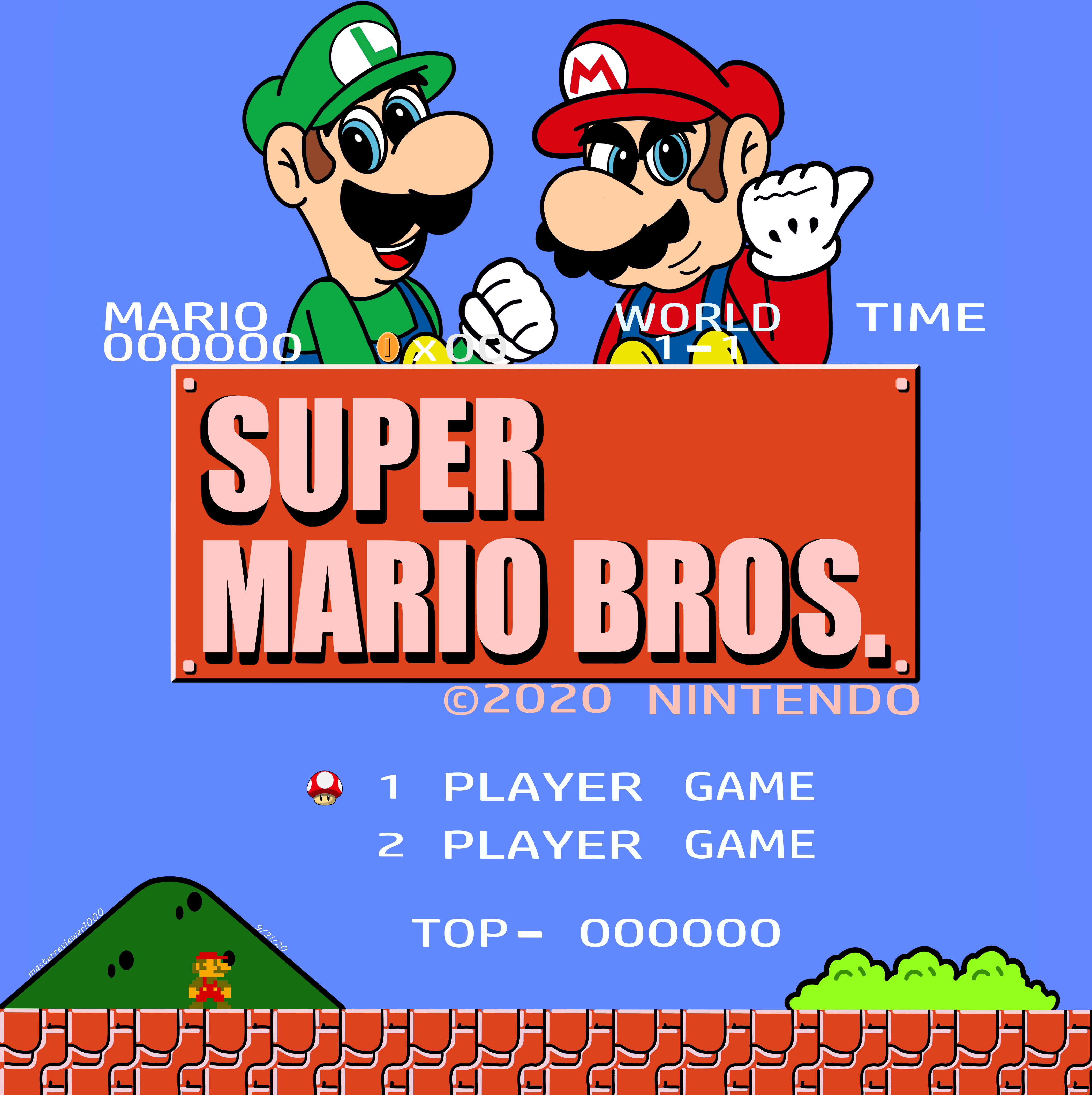 Happy 35th Anniversary Mario by masterreviewer1000