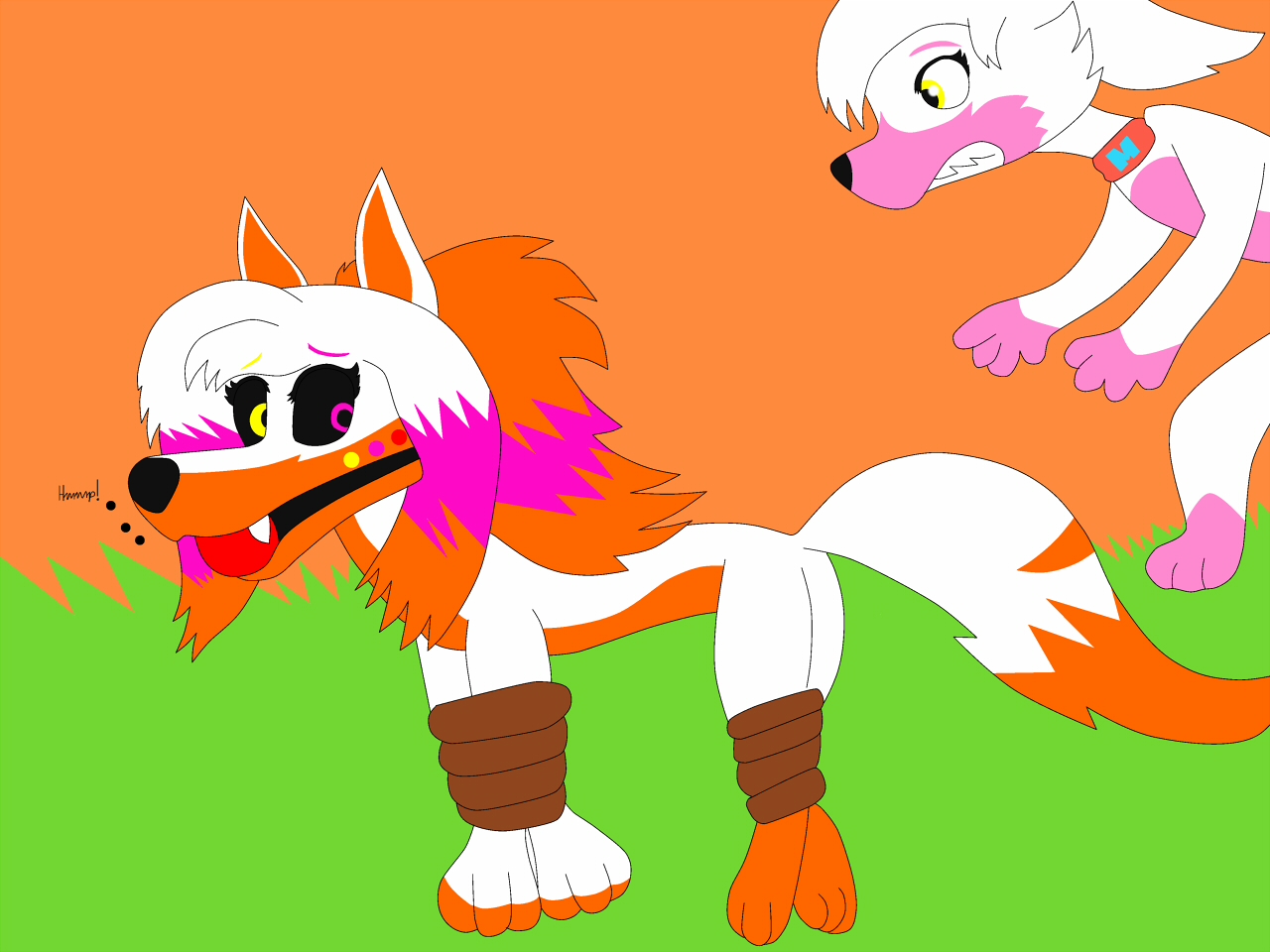 Mangline rescues Manglina???? [RowserlotStudios1993] by MangledTheArcticWolf