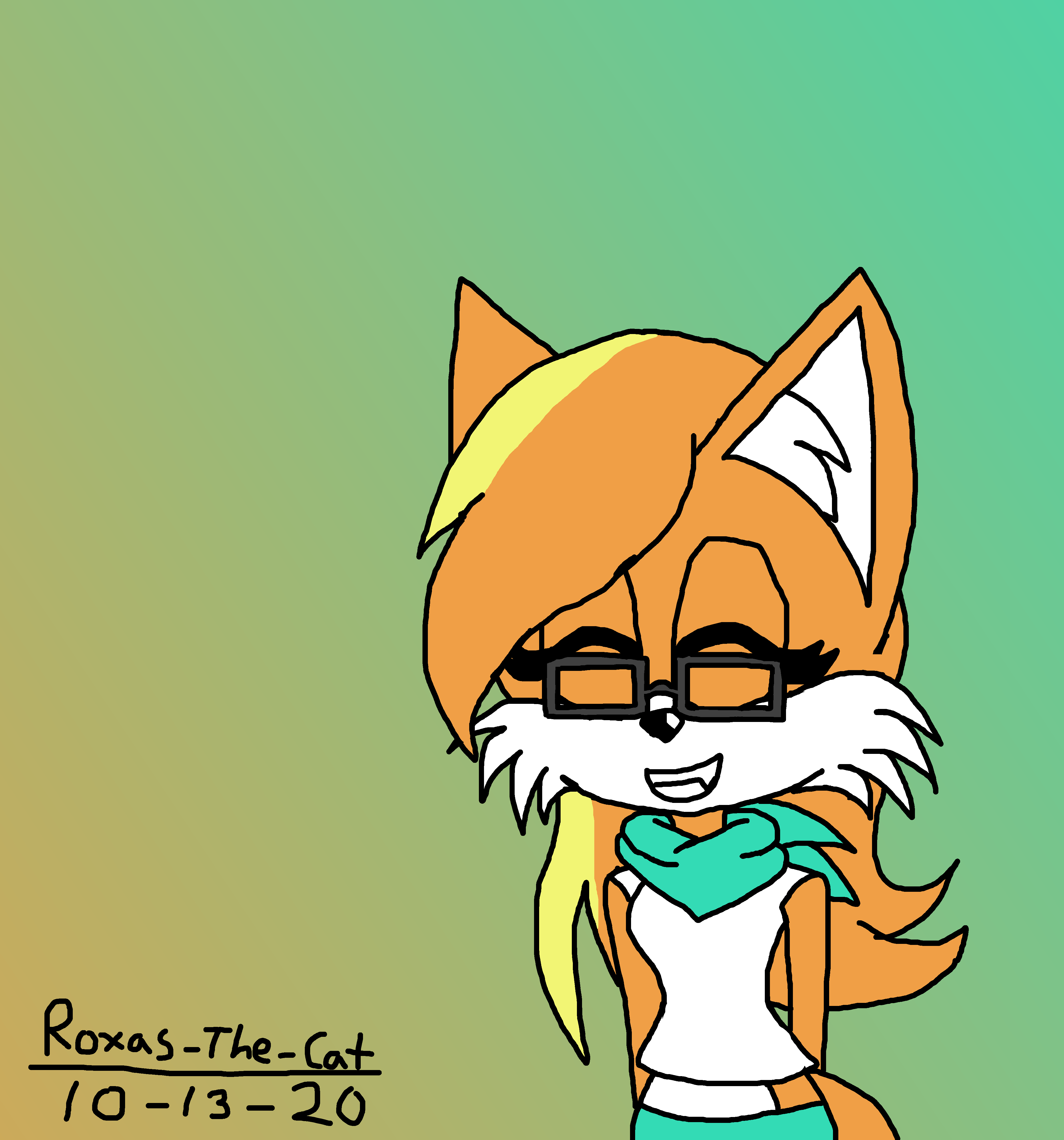 OCtober - Day 13: Orange by RoxasTheCat