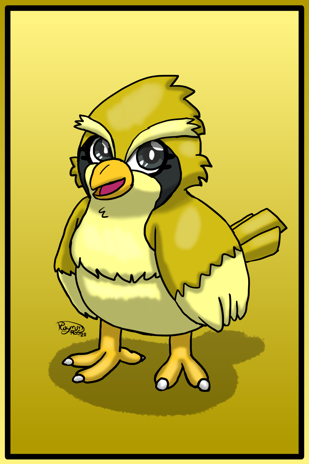 016-1 Pidgey by PlaymanRGS