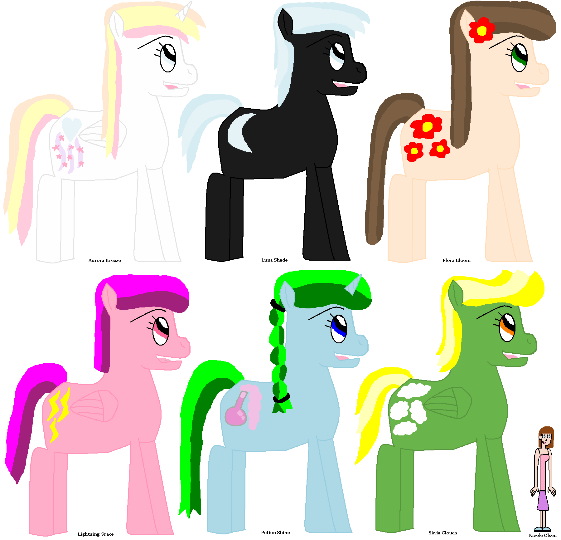 My Female Mane 7 by LandryC