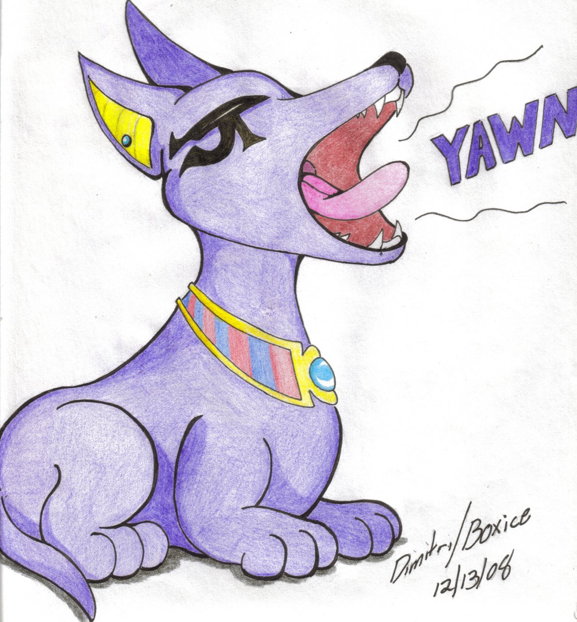 Purple Anubis by Boxice