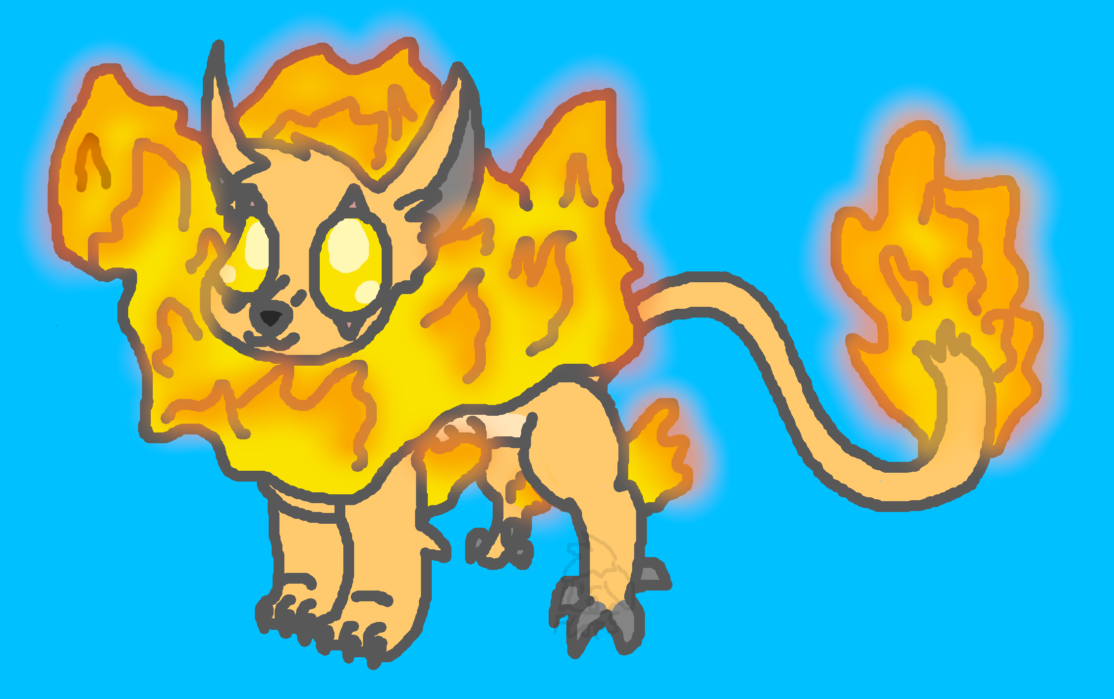 fire lion oc req by FloppyPony