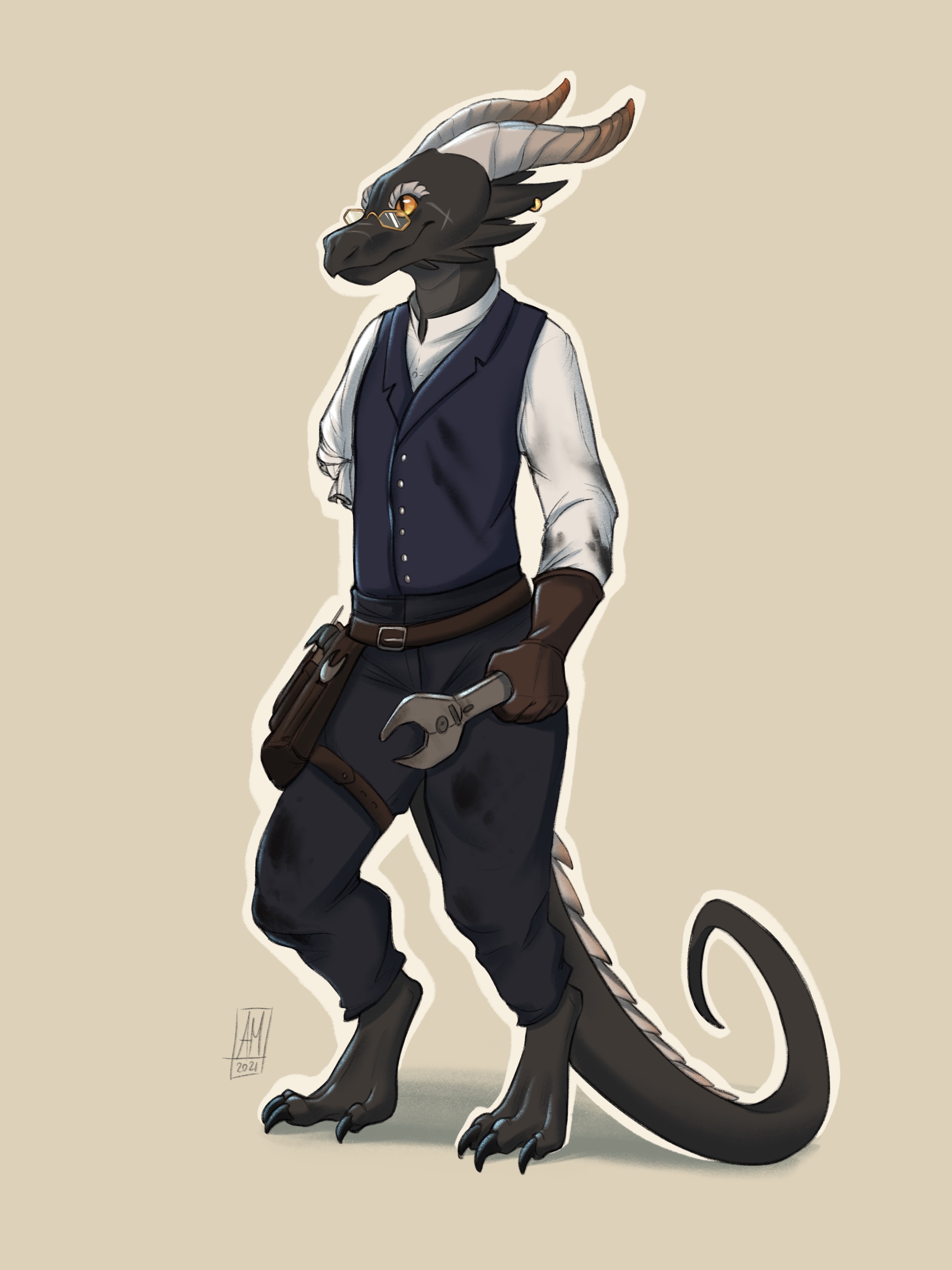 D&D: Jericho Barleybrush, Kobold Artificer (By: NyxApnea) by SwiftTheKobold