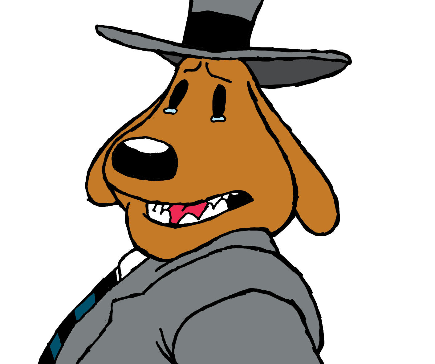 Sad Sam - Redraws (With and Without Tears) by SqueeFoxxe