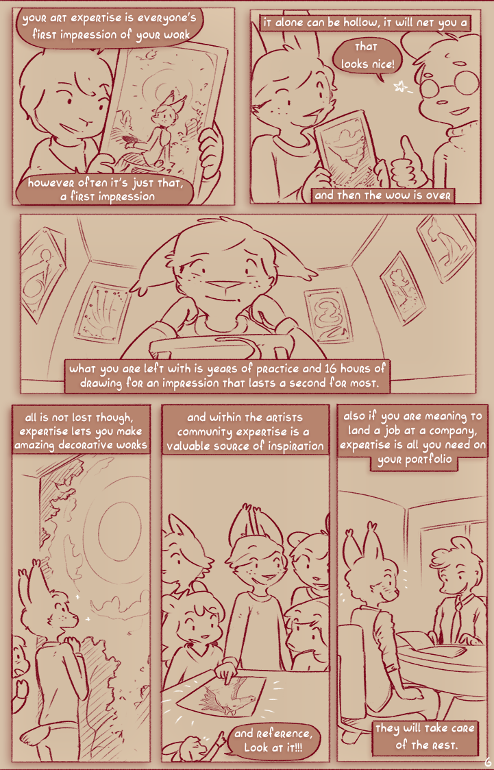 luck in the art industry - comic essay by funkybun