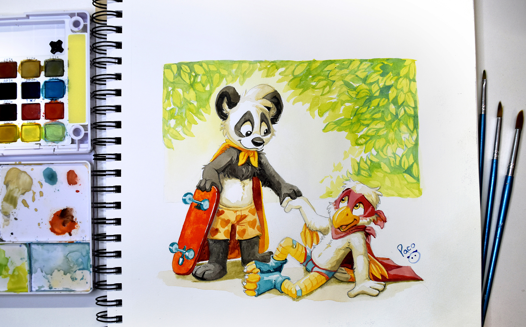 Heroes by pandapaco