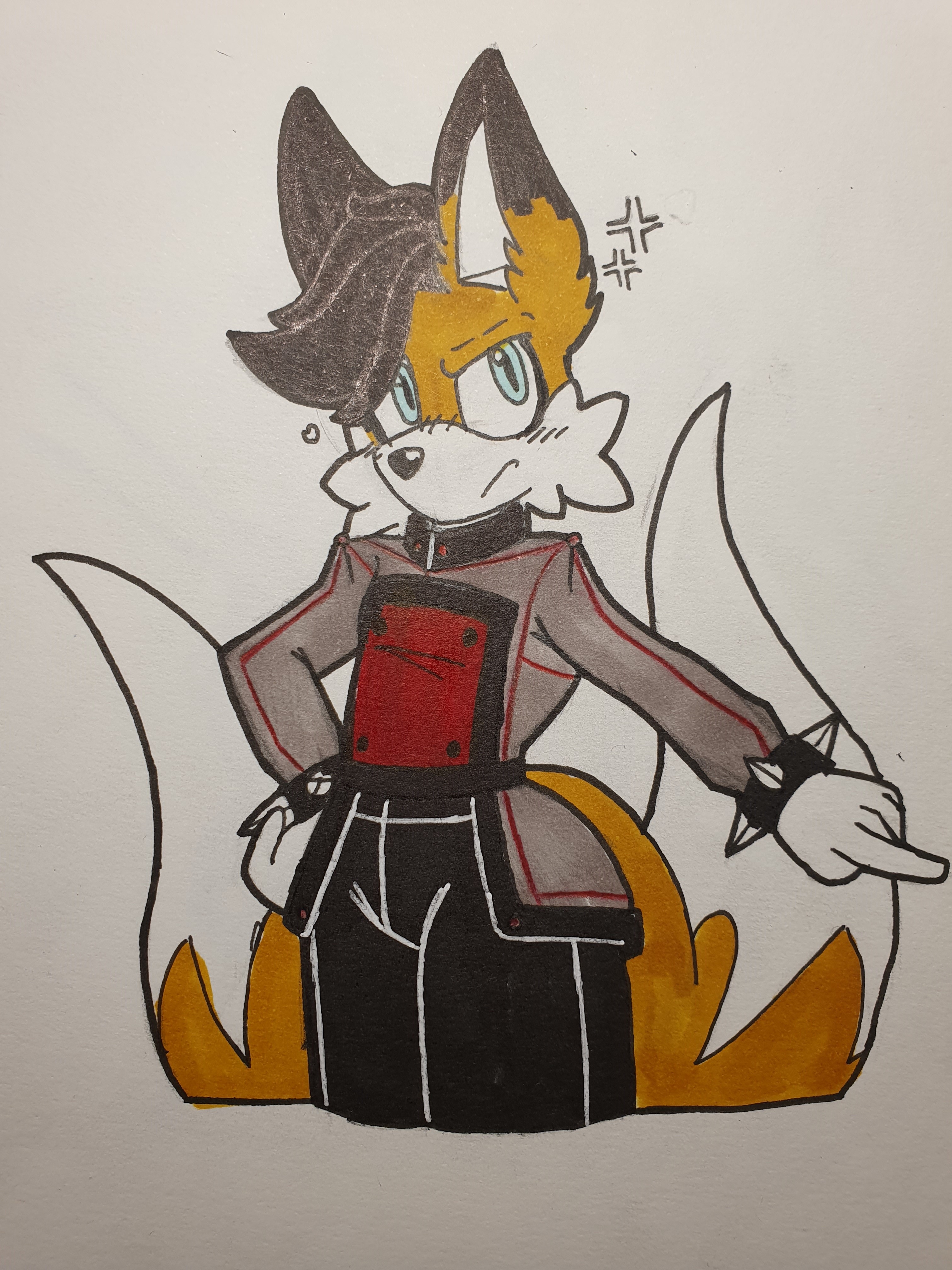 Grey suit Miles coloured by JustSomeIdiotOnline