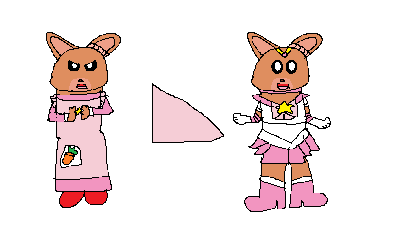 Patty Rabbit Becomes Sailor Patty by jeremycrimson