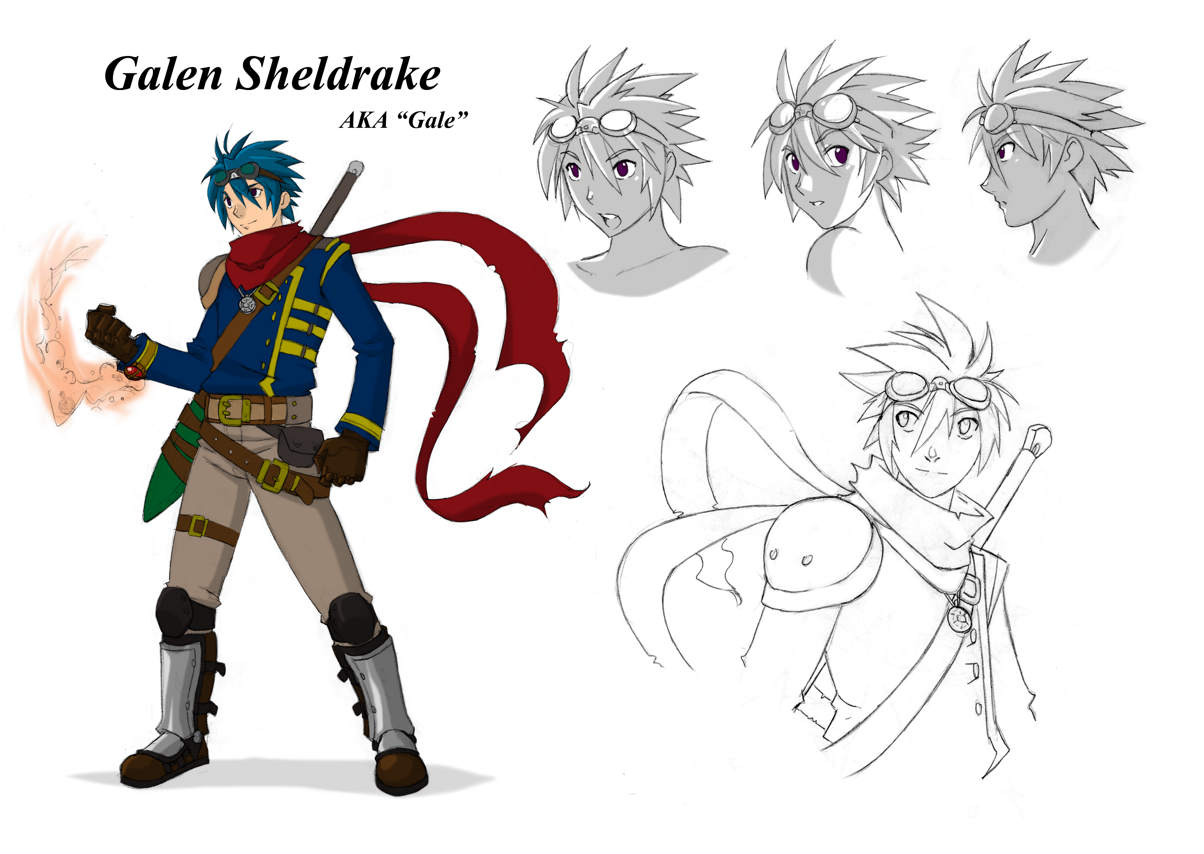 Galen Sheldrake Design Sheet by Milkie