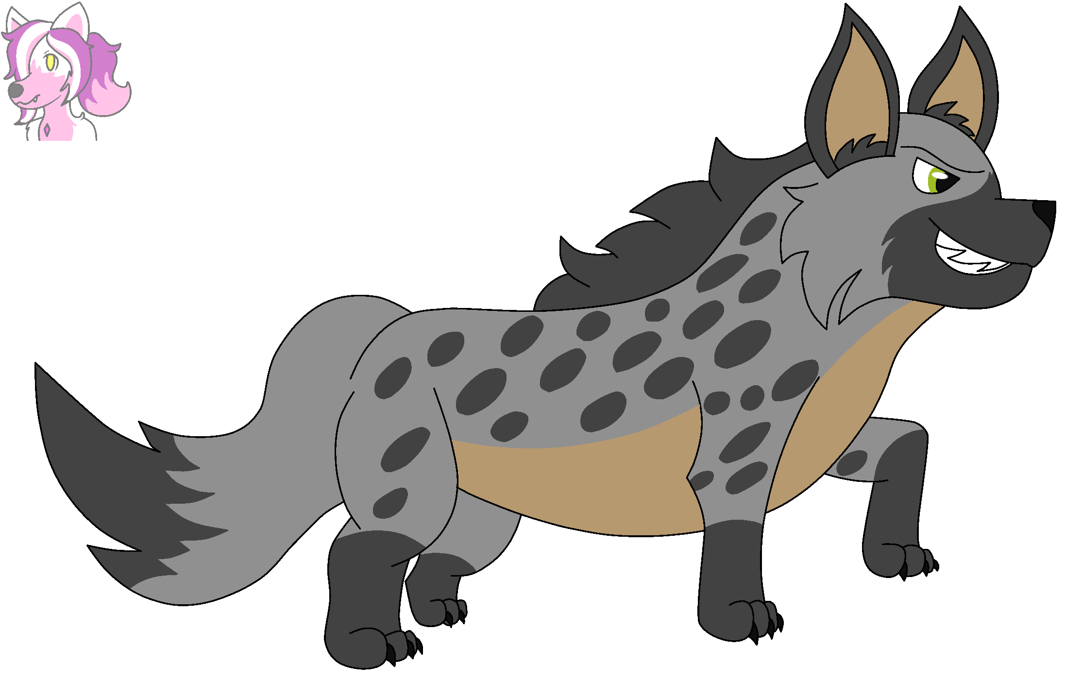[RQ for Adean-Eris-Micheals] Raz The Hyena by MangledFuntimeWolf