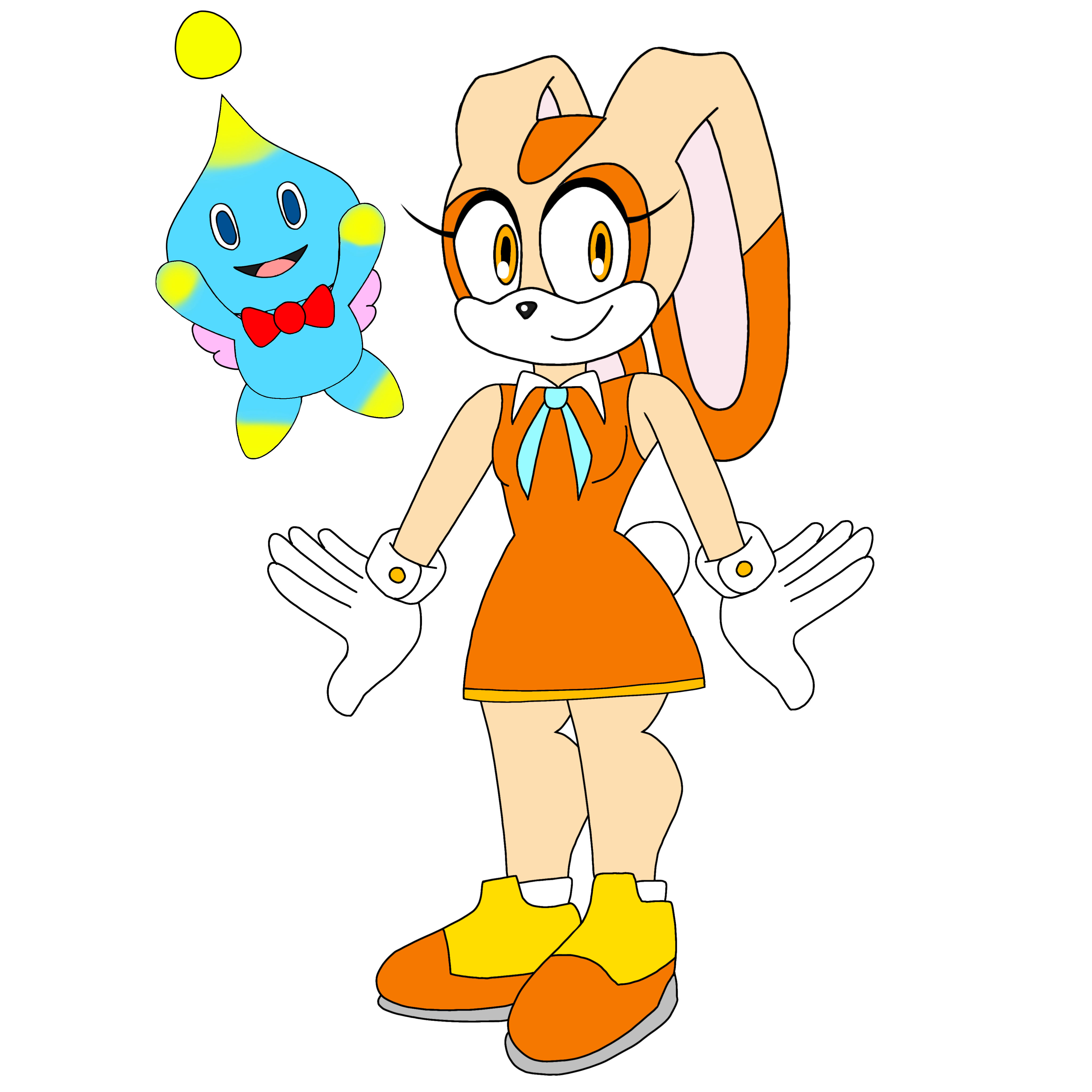 Cream the Rabbit with Cheese by MasterMochiKun