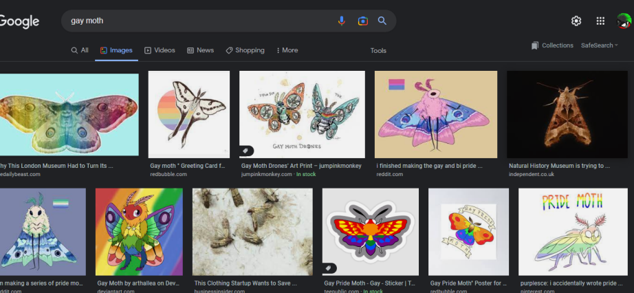 Rainbow Moth by thelithianqueen