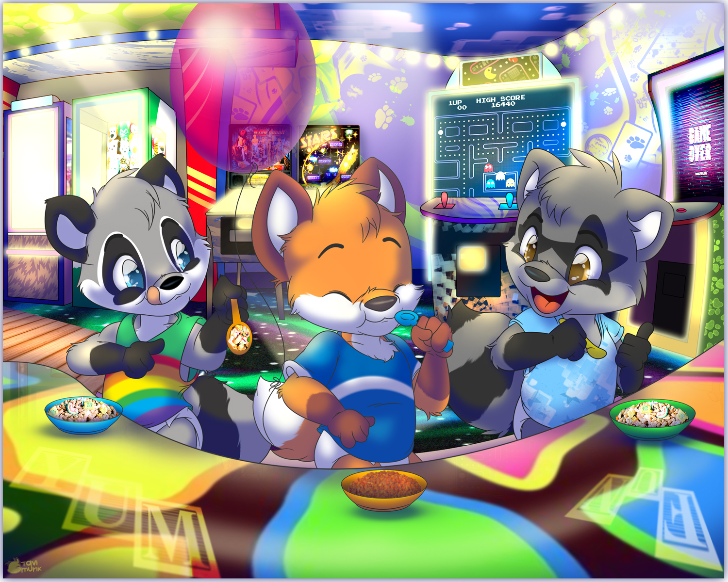 Arcade Munch by TaviMunk